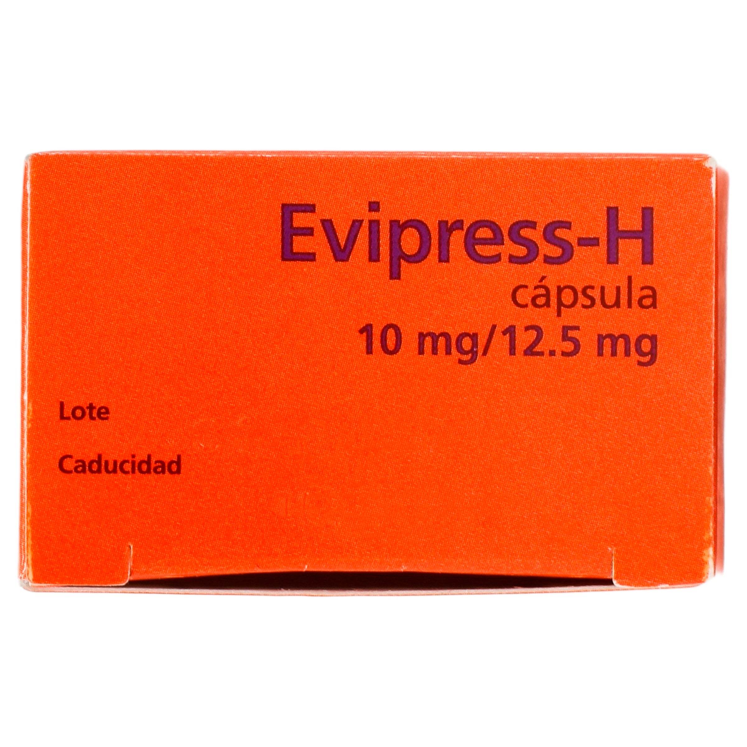Evipress H (Lercanidipino/Hidroclorotiazida) Capsulas 10Mg/12.5Mg Con ...