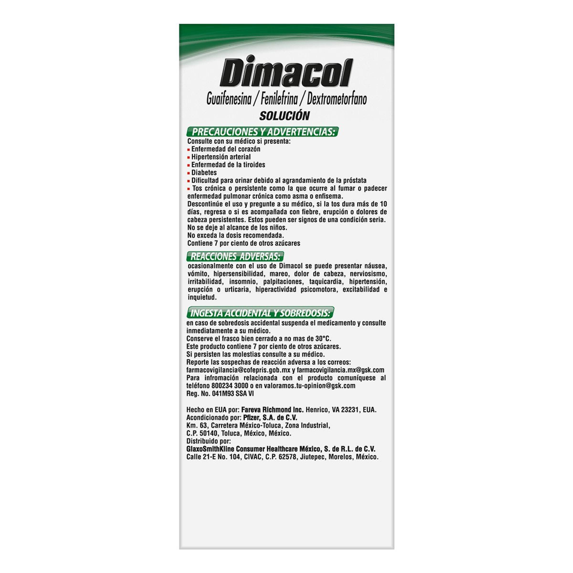 Dimacol Infantil Triple Acción Solución 150Ml — WeCare Pharma