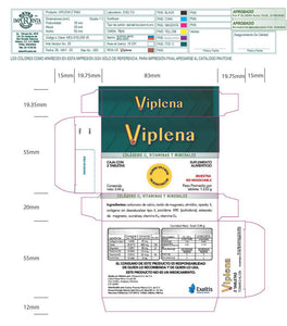 Viplena 73G Con 60 Tabletas (Colageno Ii/Vitaminas/Minerales) — WeCare ...