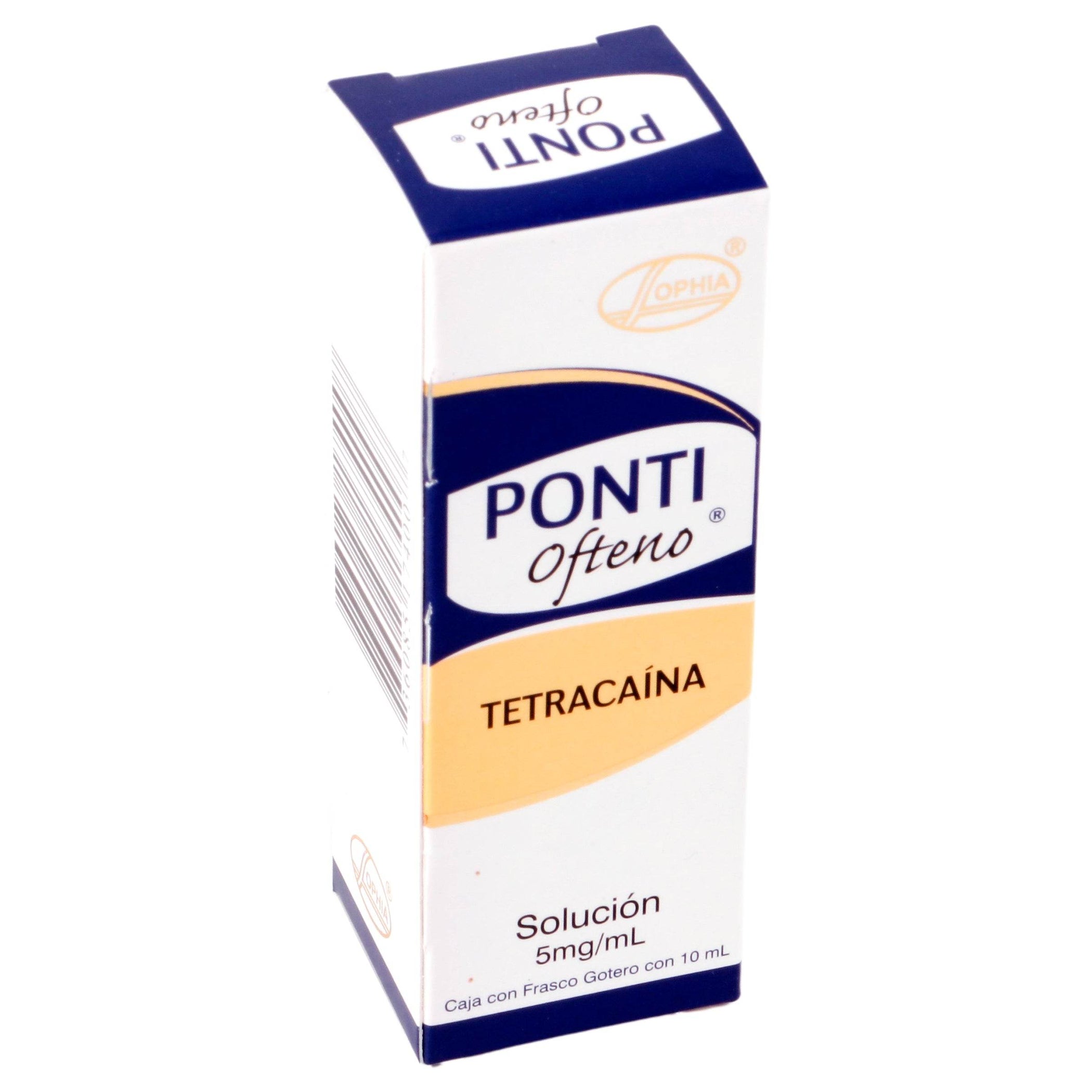 Ponti Ofteno Gotas 5Mg/Ml 10Ml (Tetracaina) — WeCare Pharma