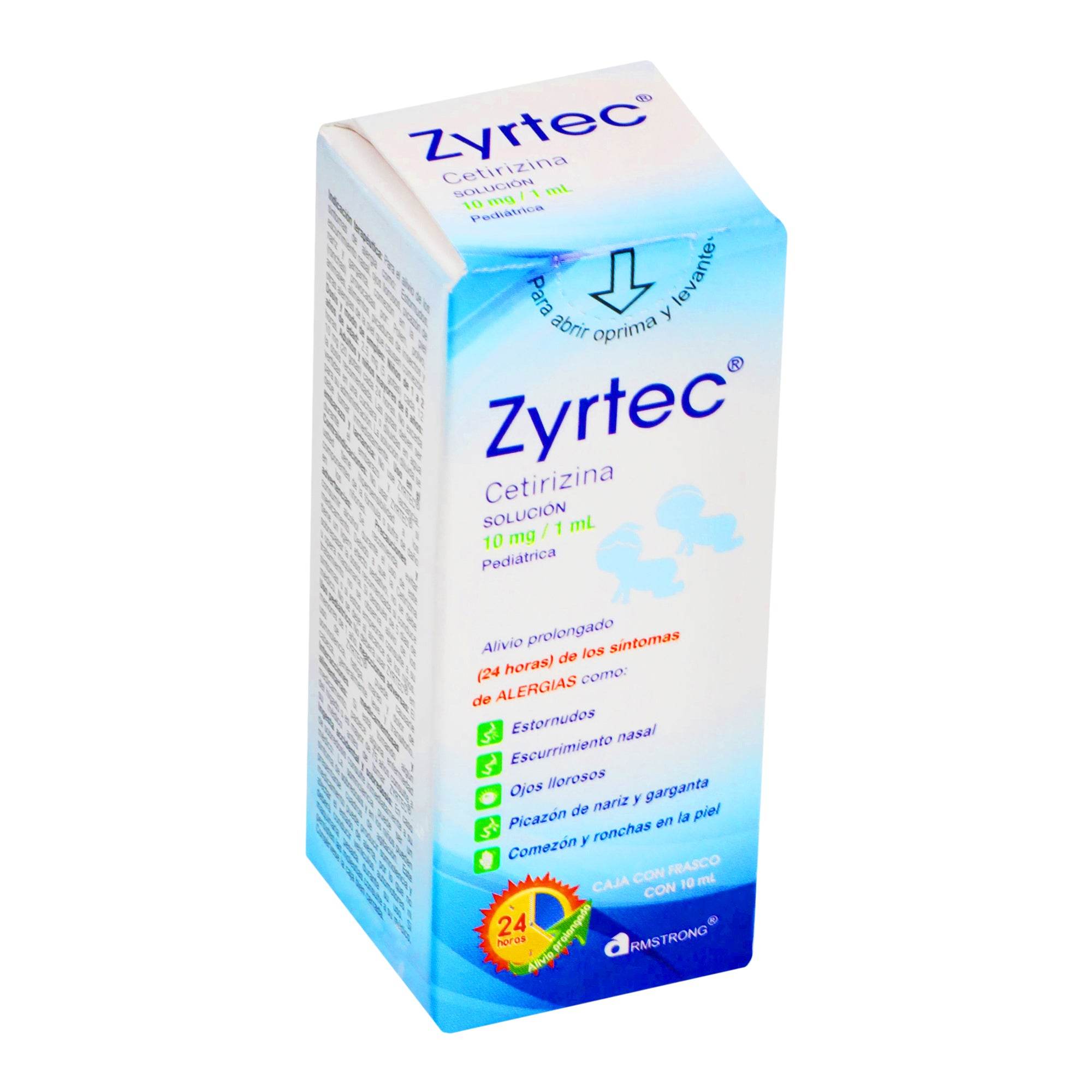 Zyrtec Ped Gotas 10Mg/Ml 10Ml (Cetirizina)