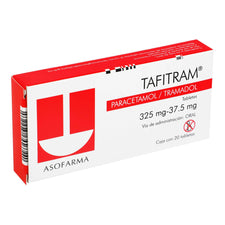 Tafitram 325Mg/37.5Mg Con 20 Tabletas (Paracetamol/Tramadol) — WeCare ...