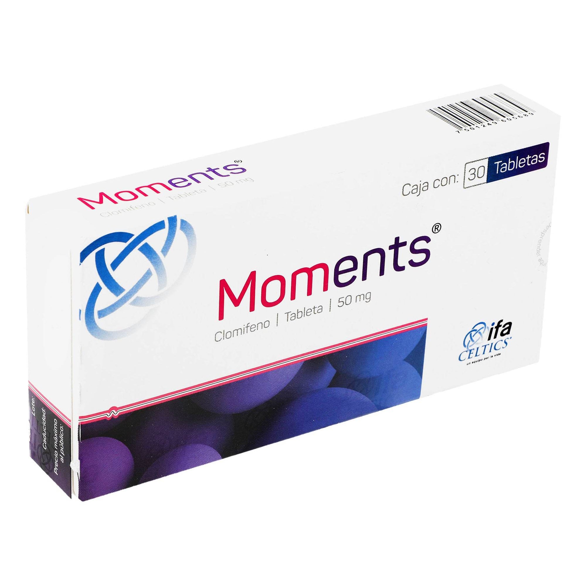 Moments 50Mg Con 30 Tabletas (Clomifeno) — WeCare Pharma