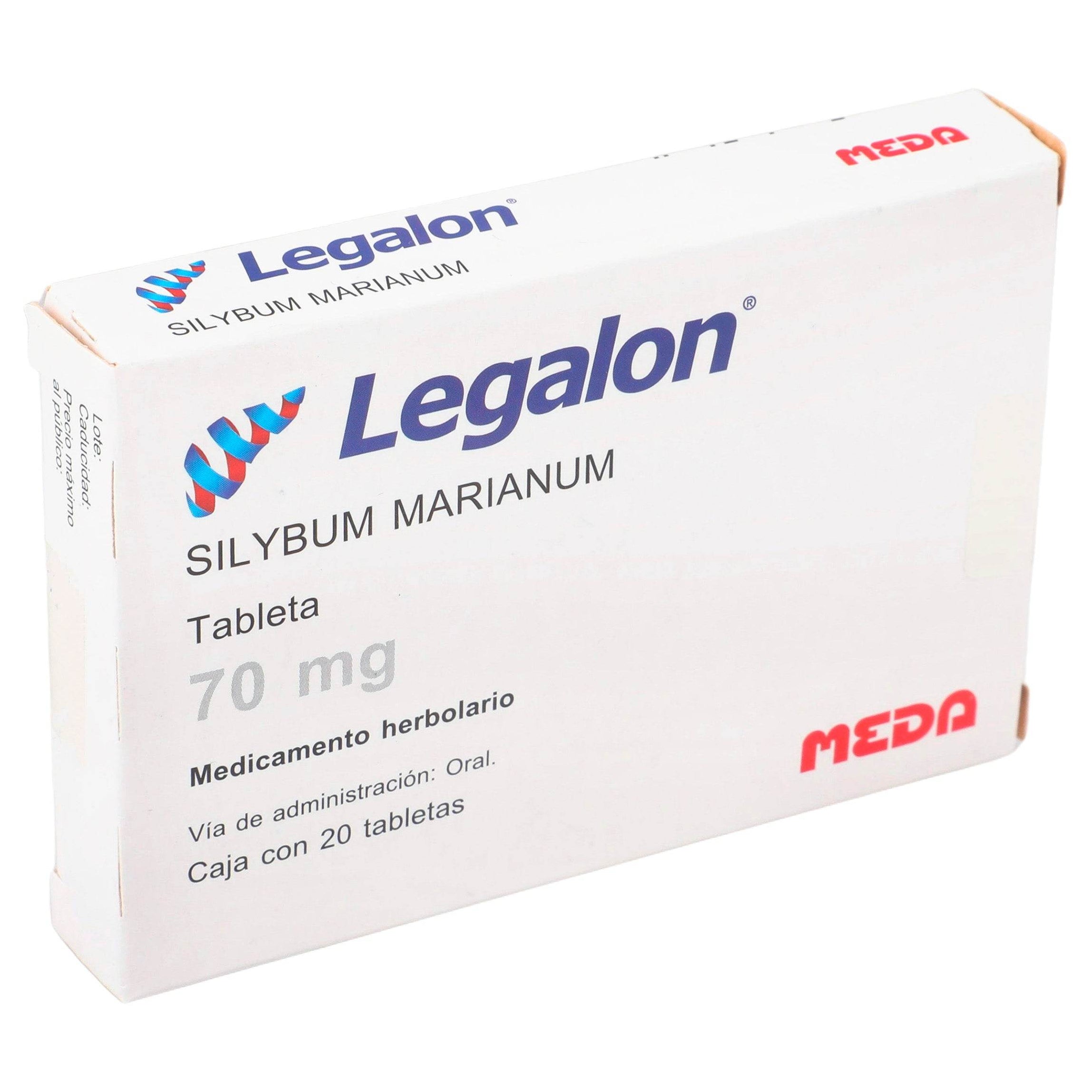 Legalon 70Mg Con 20 Tabletas (Silybum Marianum) — WeCare Pharma