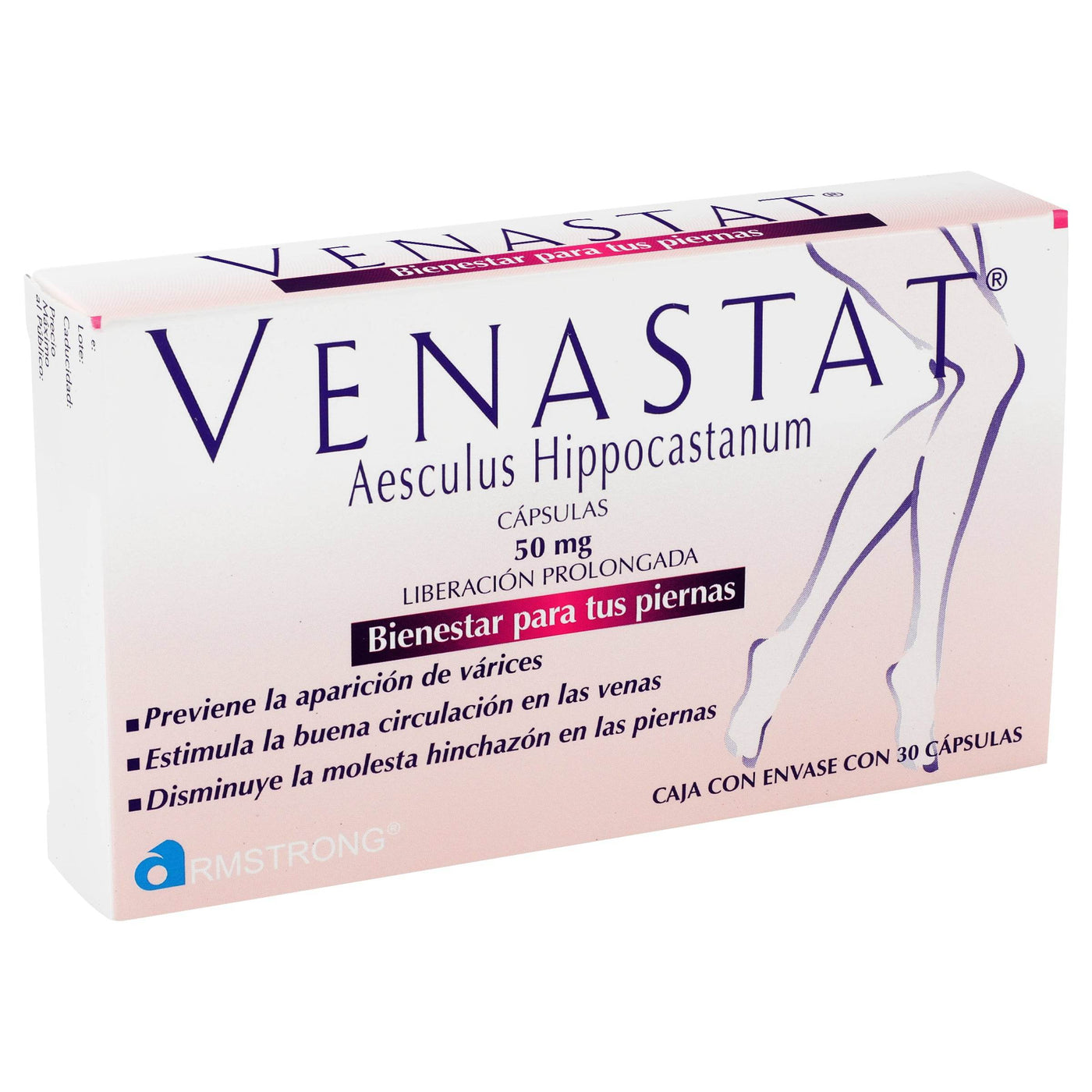 Venastat 50Mg Con 30 Capsulas (Aesculus Hippocastanum) — WeCare Pharma