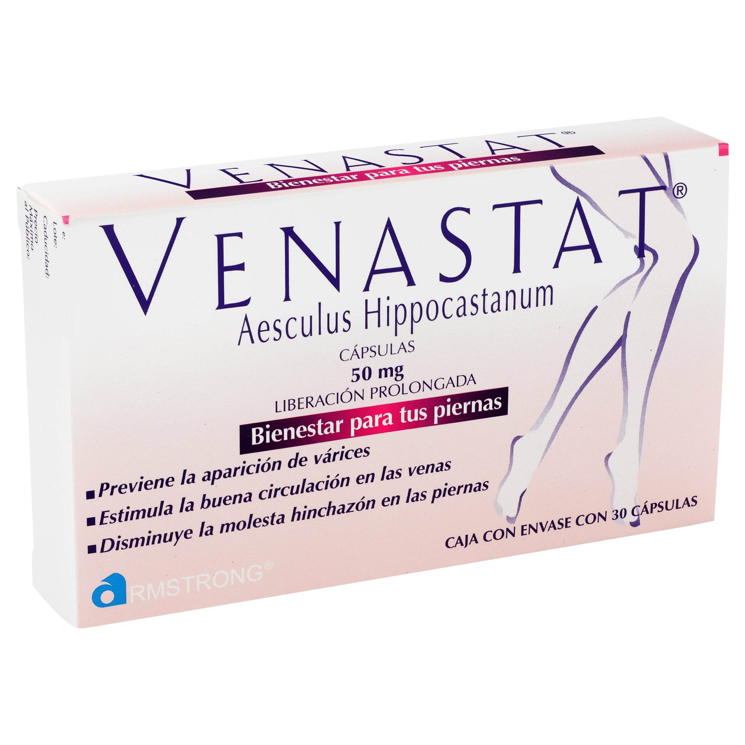 Venastat 50Mg Con 30 Capsulas (Aesculus Hippocastanum) — WeCare Pharma