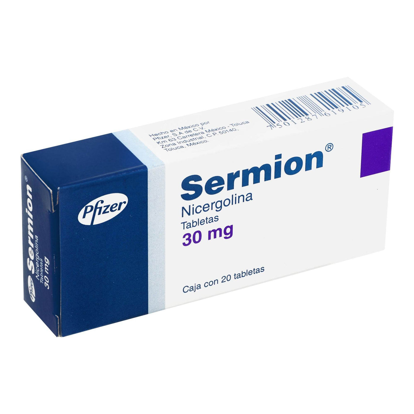 Sermion (Nicergolina) Tabletas 30Mg Con 20 — WeCare Pharma