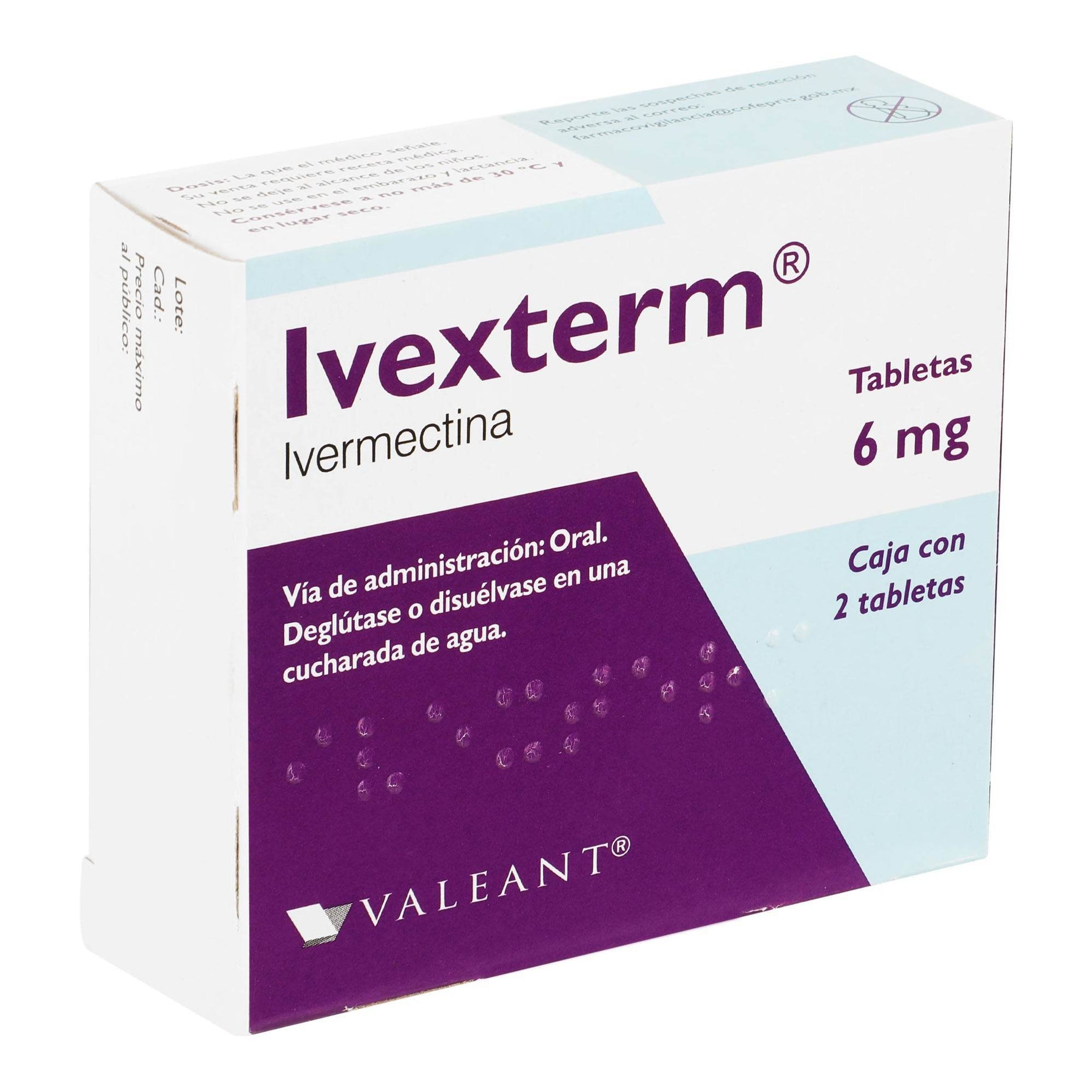 Ivexterm 6Mg Con 2 Tabletas (Ivermectina) — WeCare Pharma