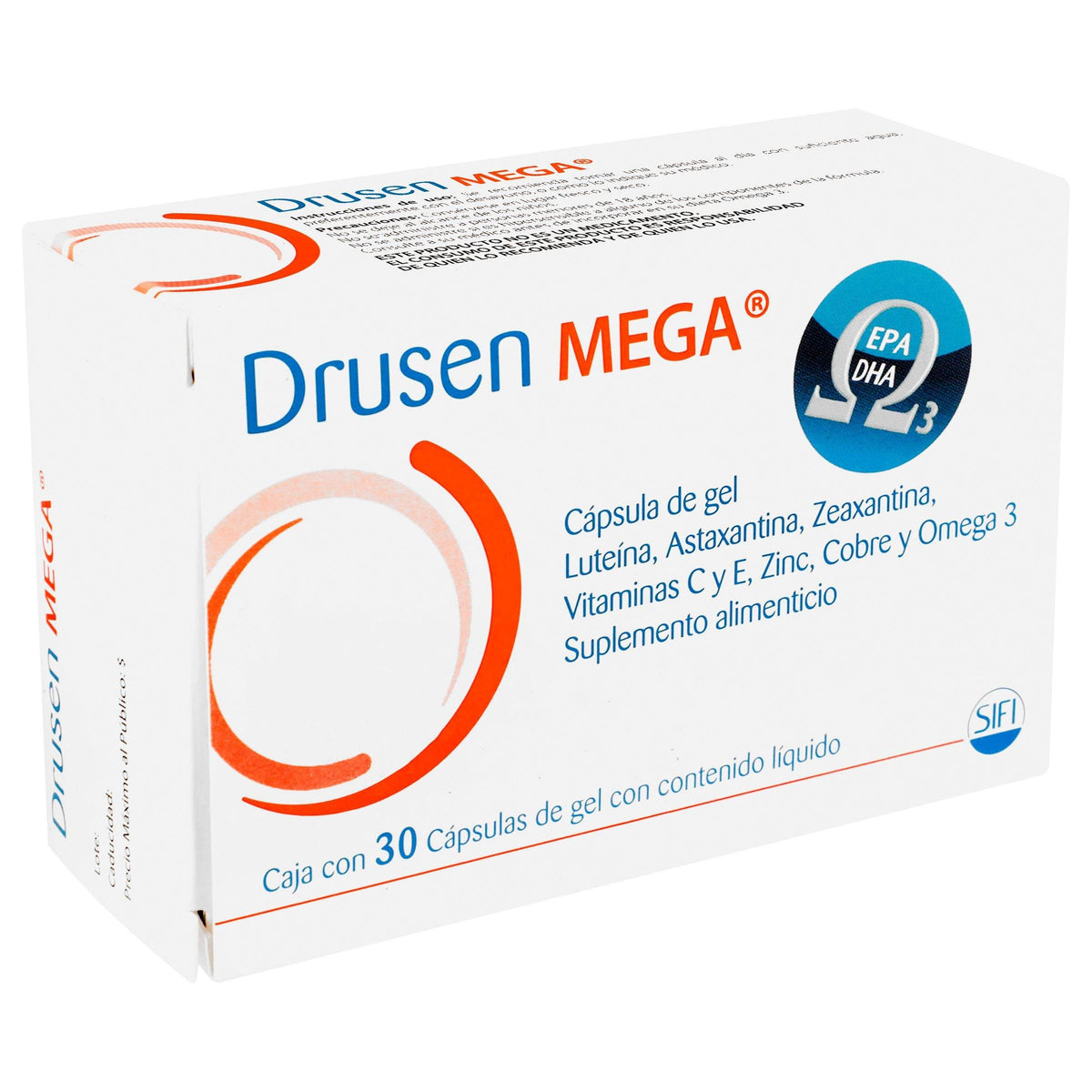 Drusen Mega Con 30 Capsulas (Luteina/Astaxantina/Zeaxantina) — WeCare ...