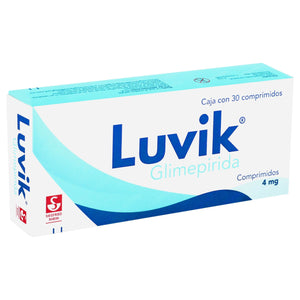 Luvik 4Mg Con 30 Tabletas (Glimepirida) — WeCare Pharma