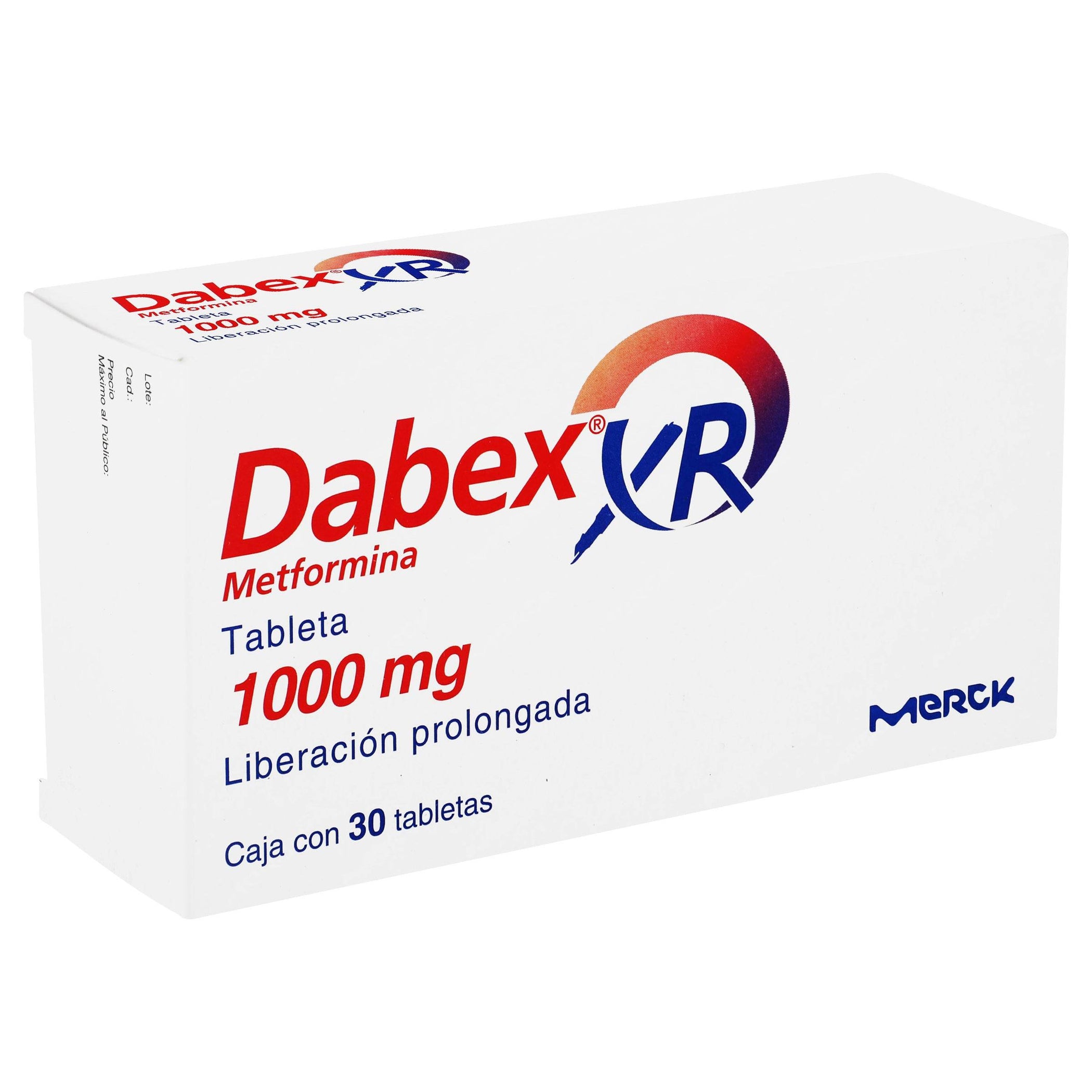 Dabex Xr 1000Mg Con 30 Tabletas (Metformina) — WeCare Pharma