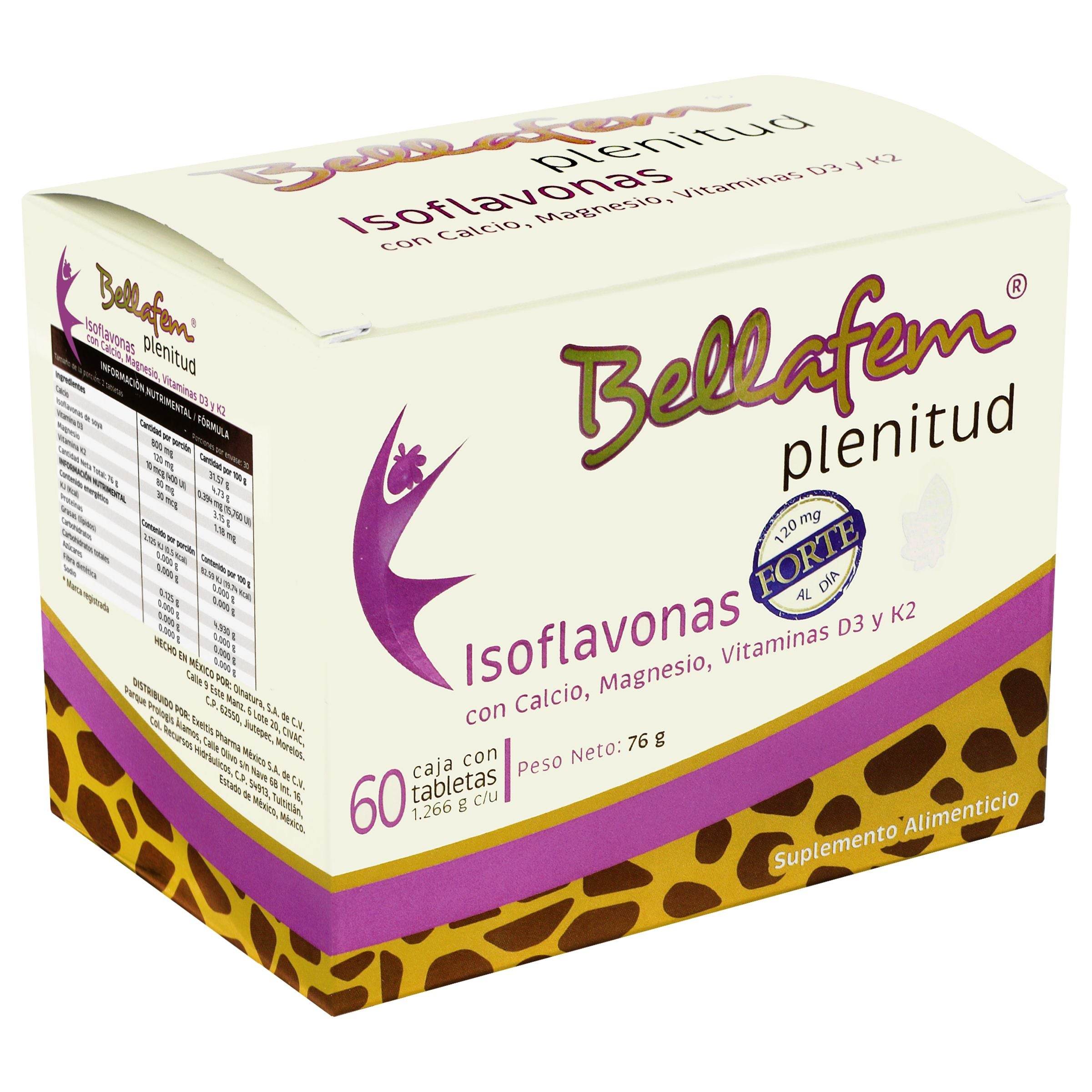 Bellafem Plenitud 76G Con 60 Tabletas (Suplemento Alimenticio) — WeCare ...