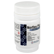 Norflex Plus 450Mg/35Mg Con 50 Tabletas (Paracetamol/Orfenadrina ...