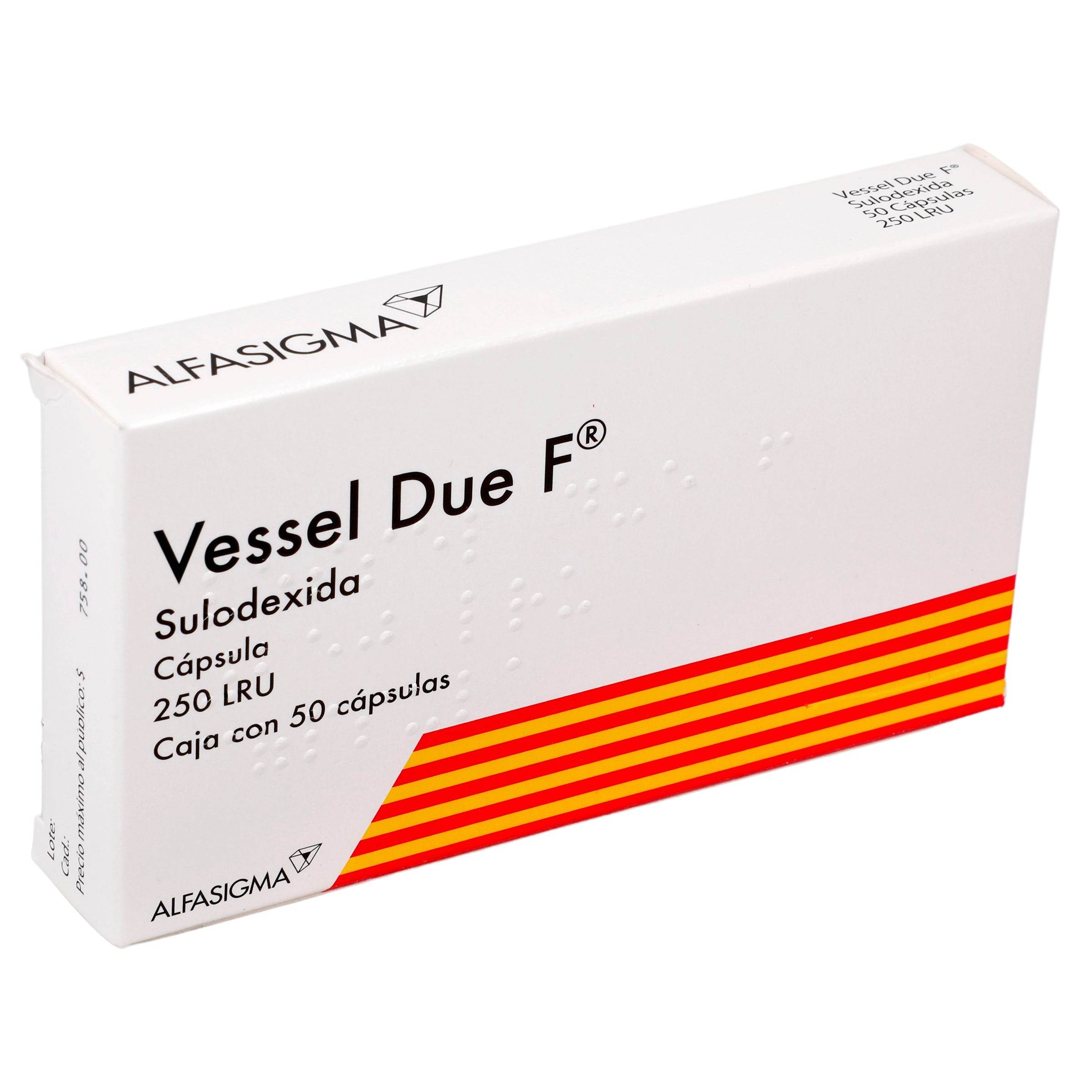 Vessel Due F 25Mg Con 50 Capsulas (Sulodexida) — WeCare Pharma