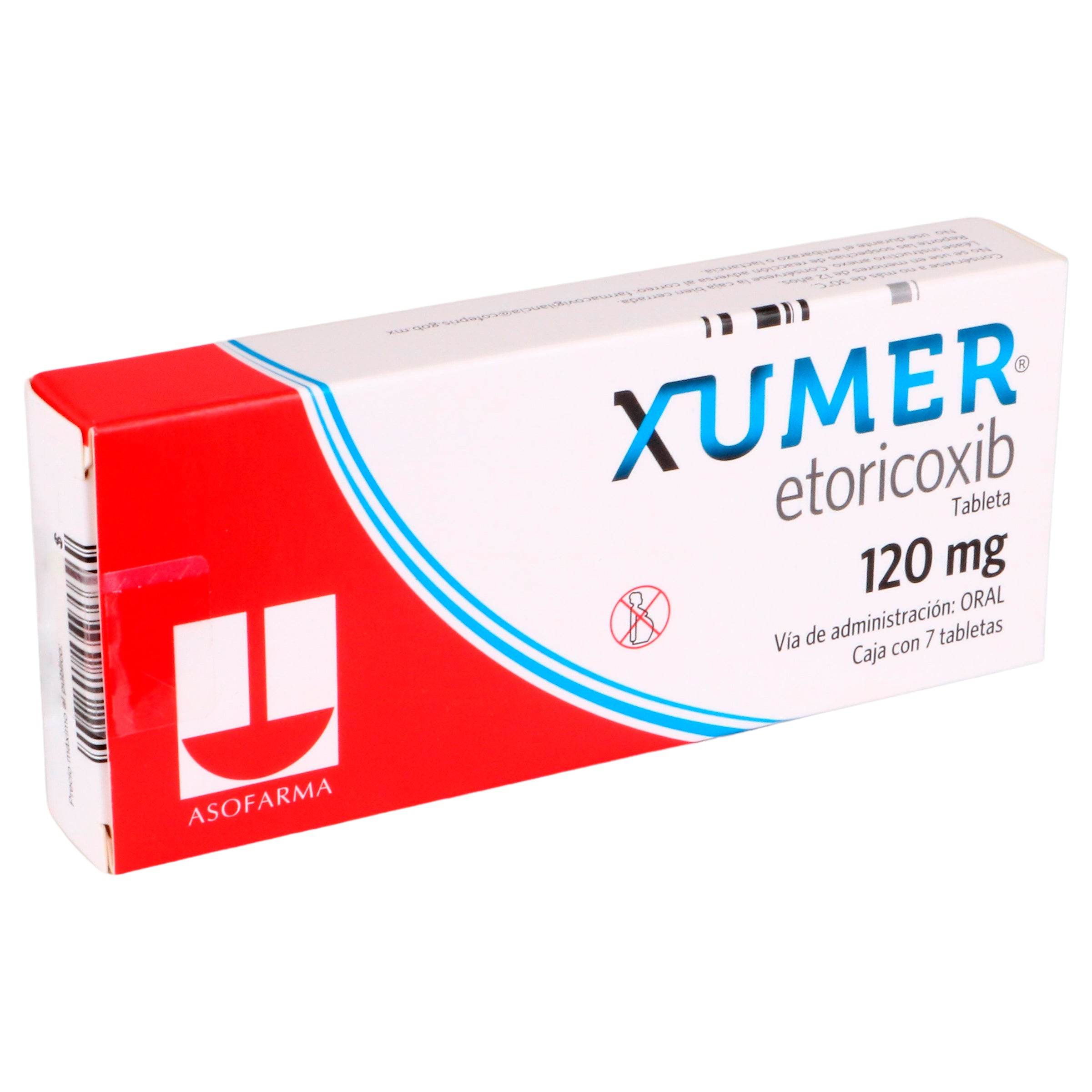 Xumer 120Mg Con 7 Tabletas (Etoricoxib) — WeCare Pharma