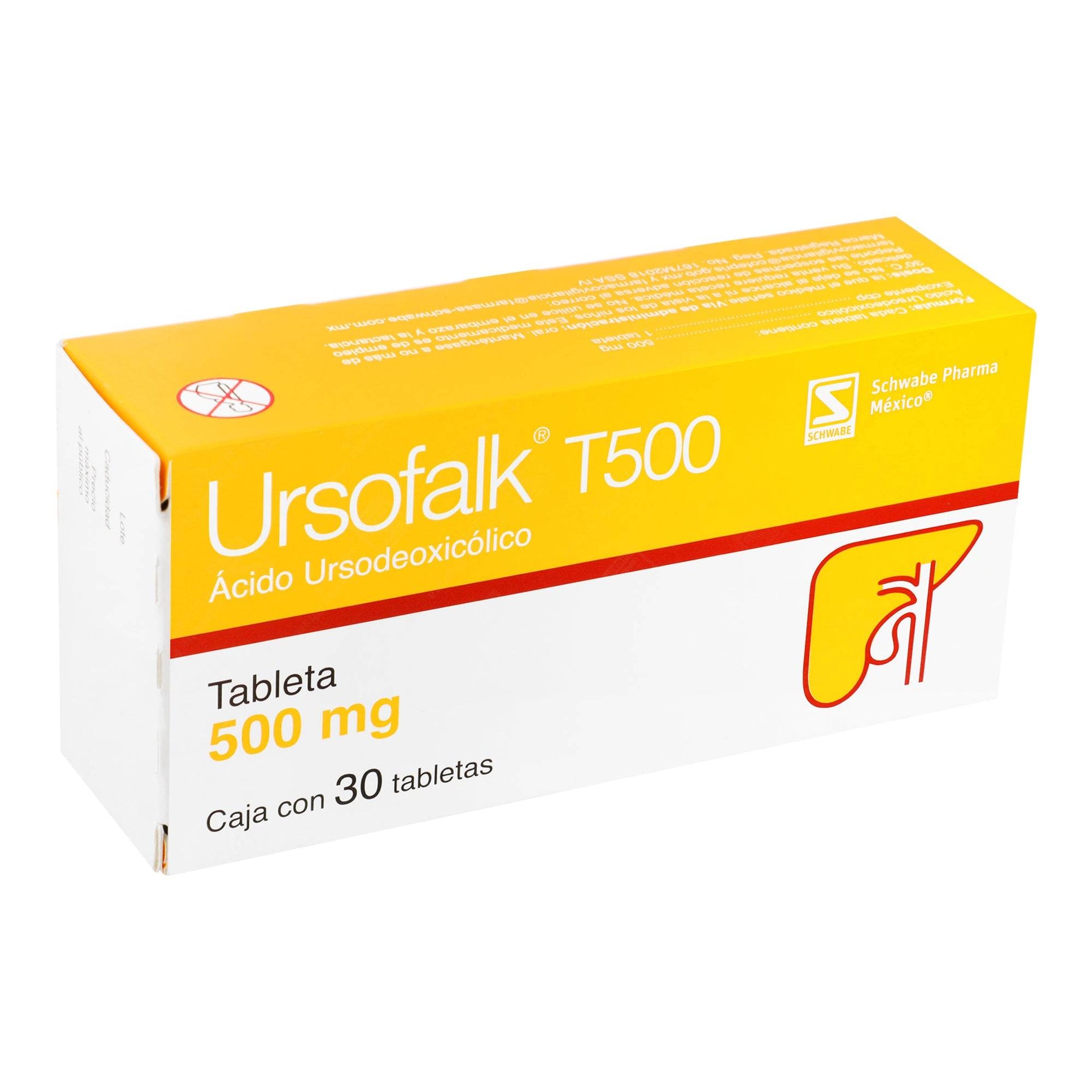 Ursofalk T500 500Mg Con 30 Capsulas (Acido Ursodeoxicolico) — WeCare Pharma