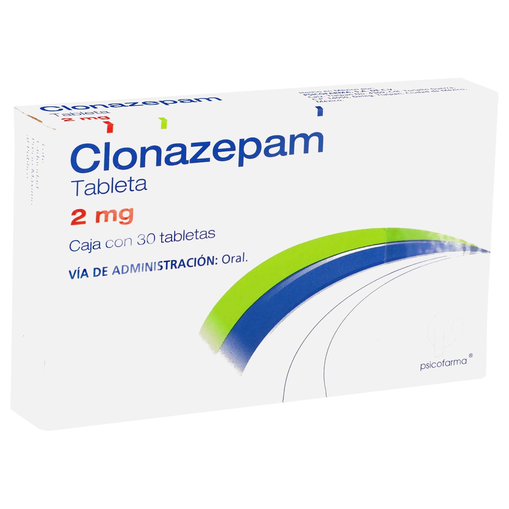 Clonazepam Tabletas 2Mg Con 30 Psicofarma — WeCare Pharma