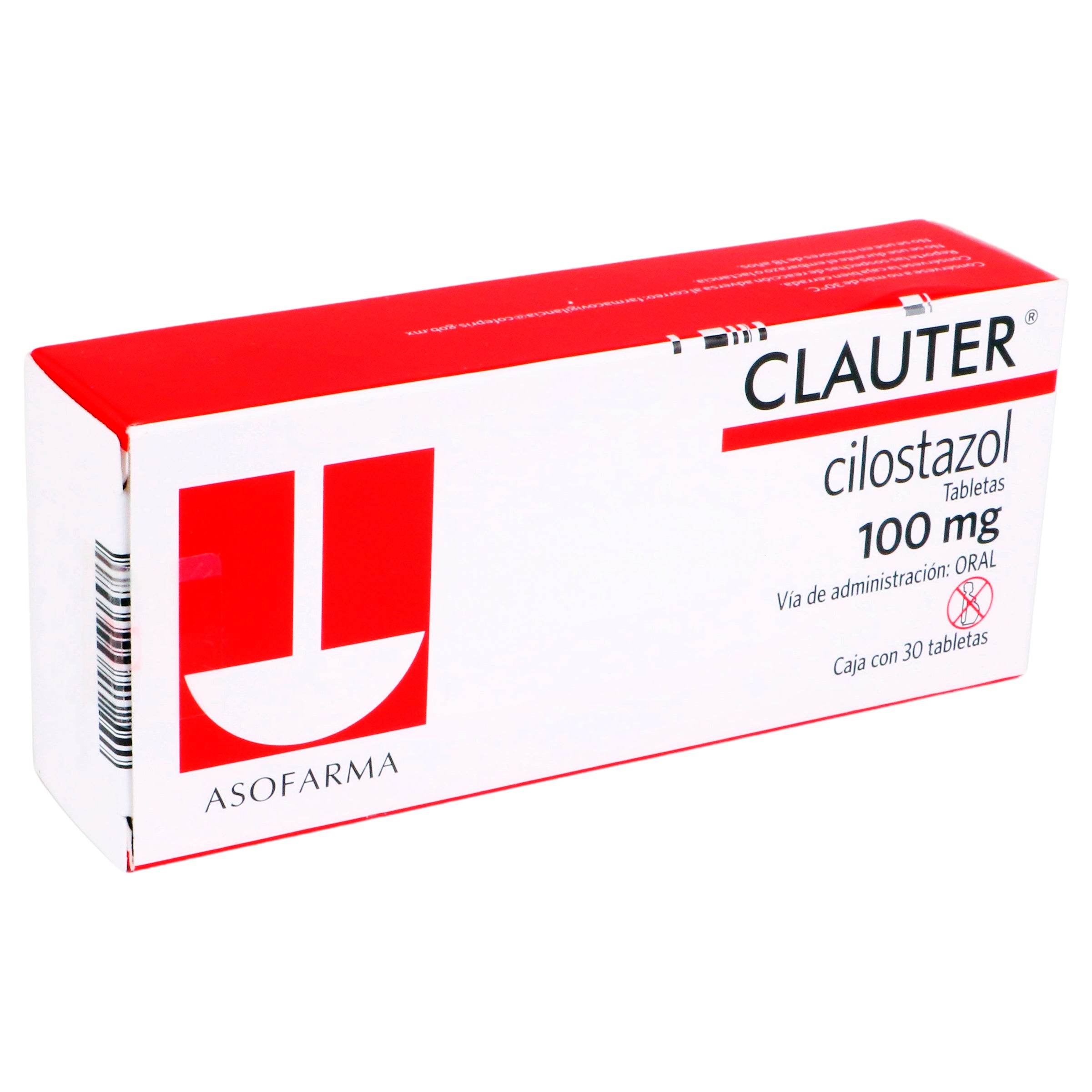 Clauter 100Mg Con 30 Tabletas (Cilostazol) — WeCare Pharma
