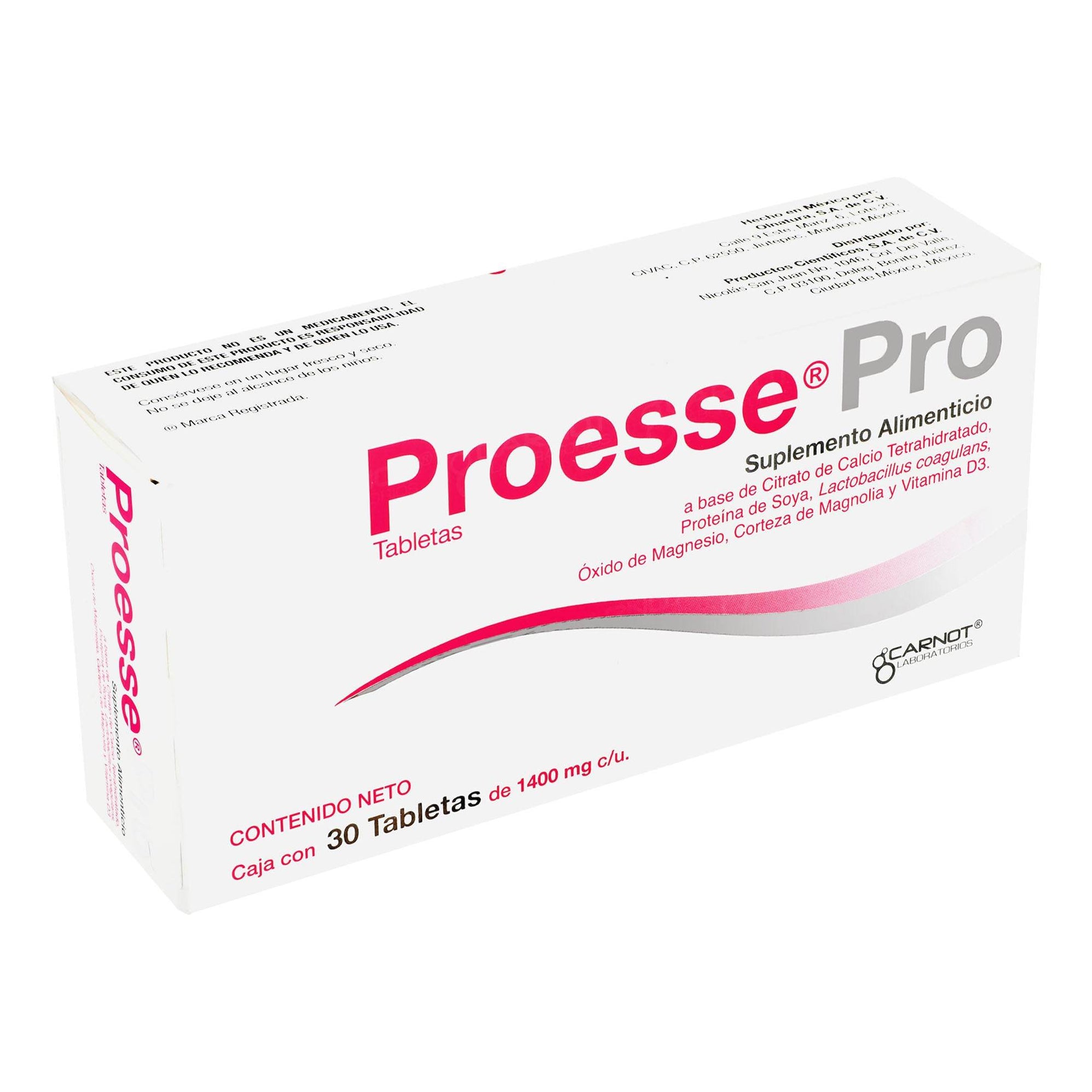 Proesse Pro 1400Mg Con 30 Tabletas (Suplemento Alimenticio) — WeCare Pharma