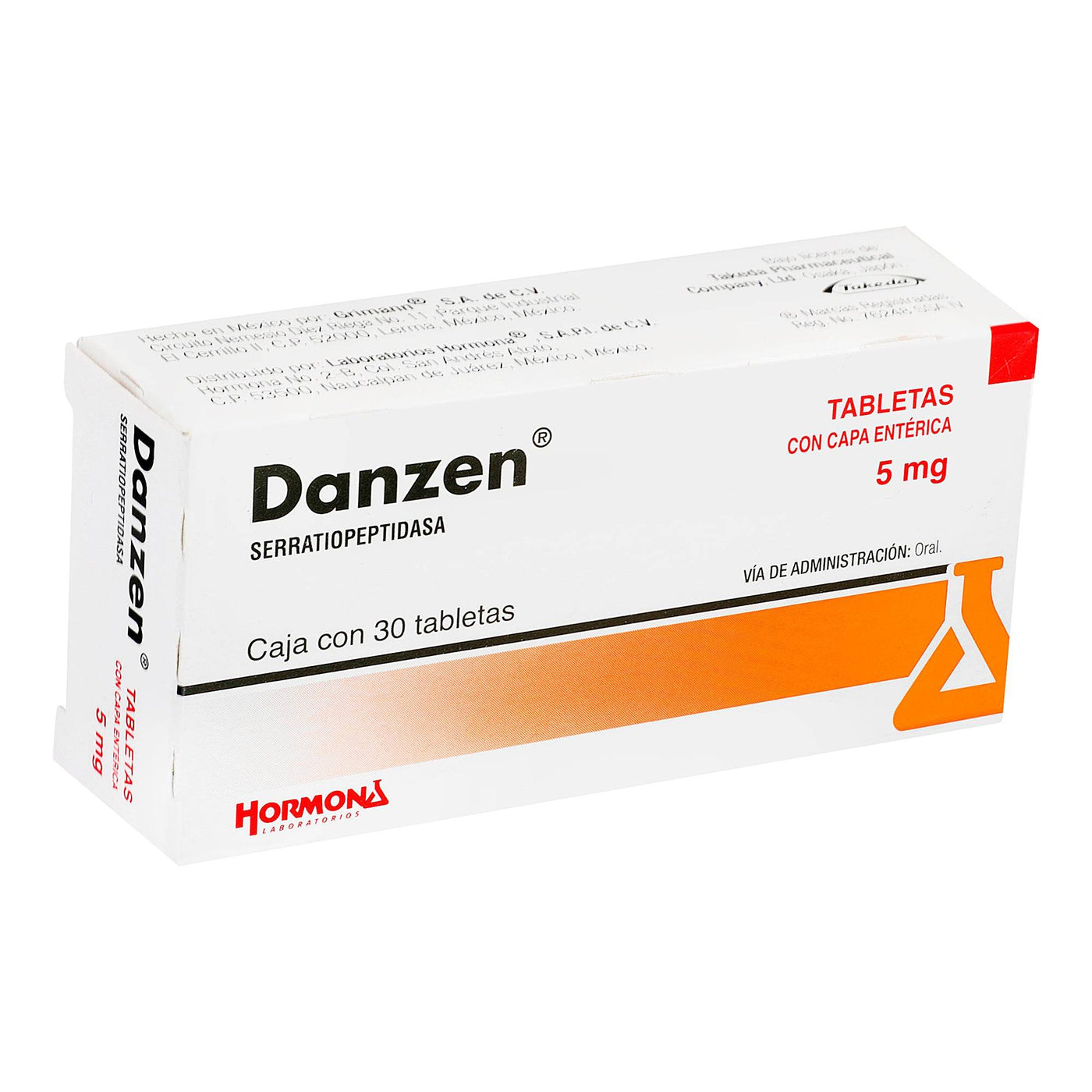 Danzen 5Mg Con 30 Tabletas (Serratiopeptidasa) — WeCare Pharma