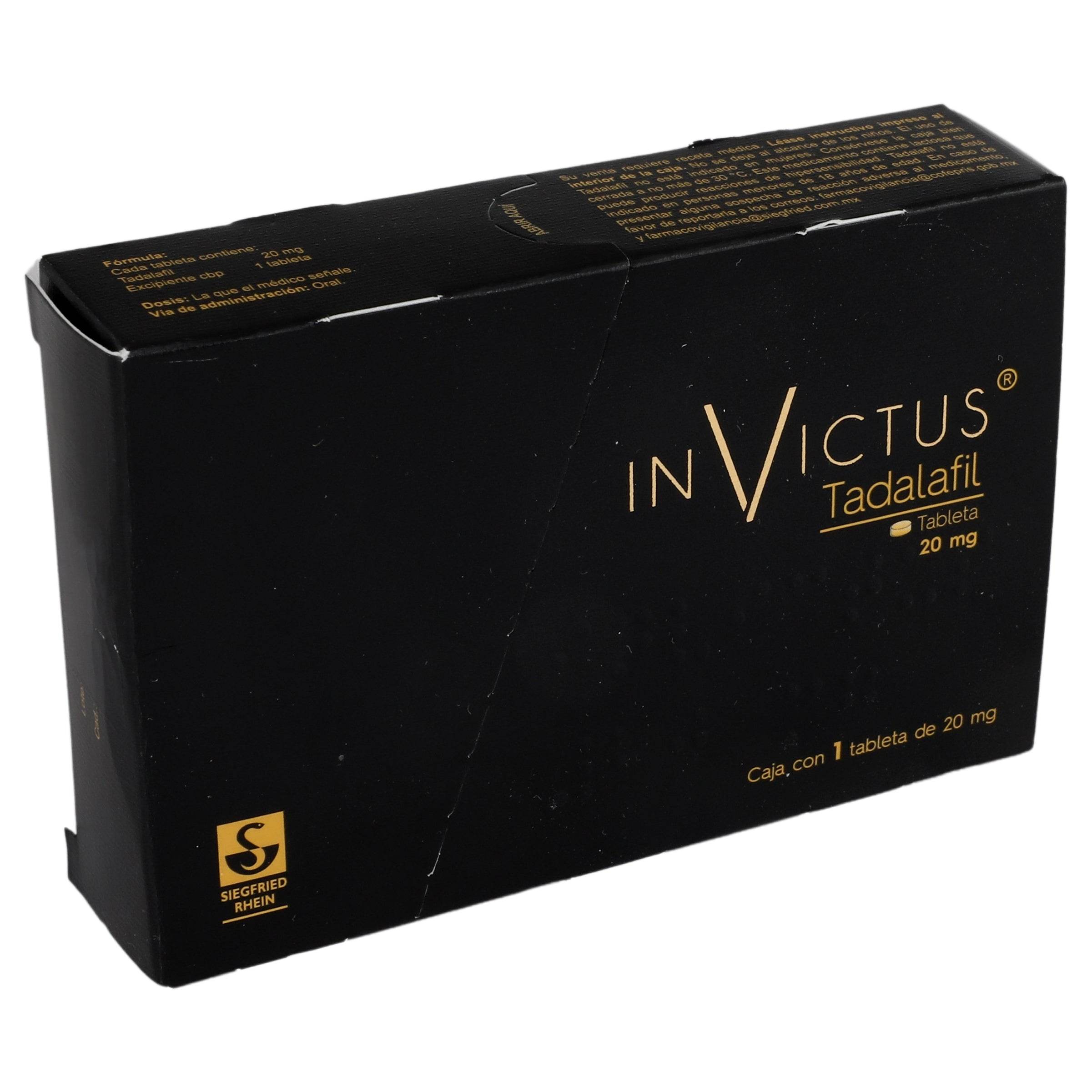 Invictus 20Mg Con 1 Tabletas (Tadalafil) — WeCare Pharma