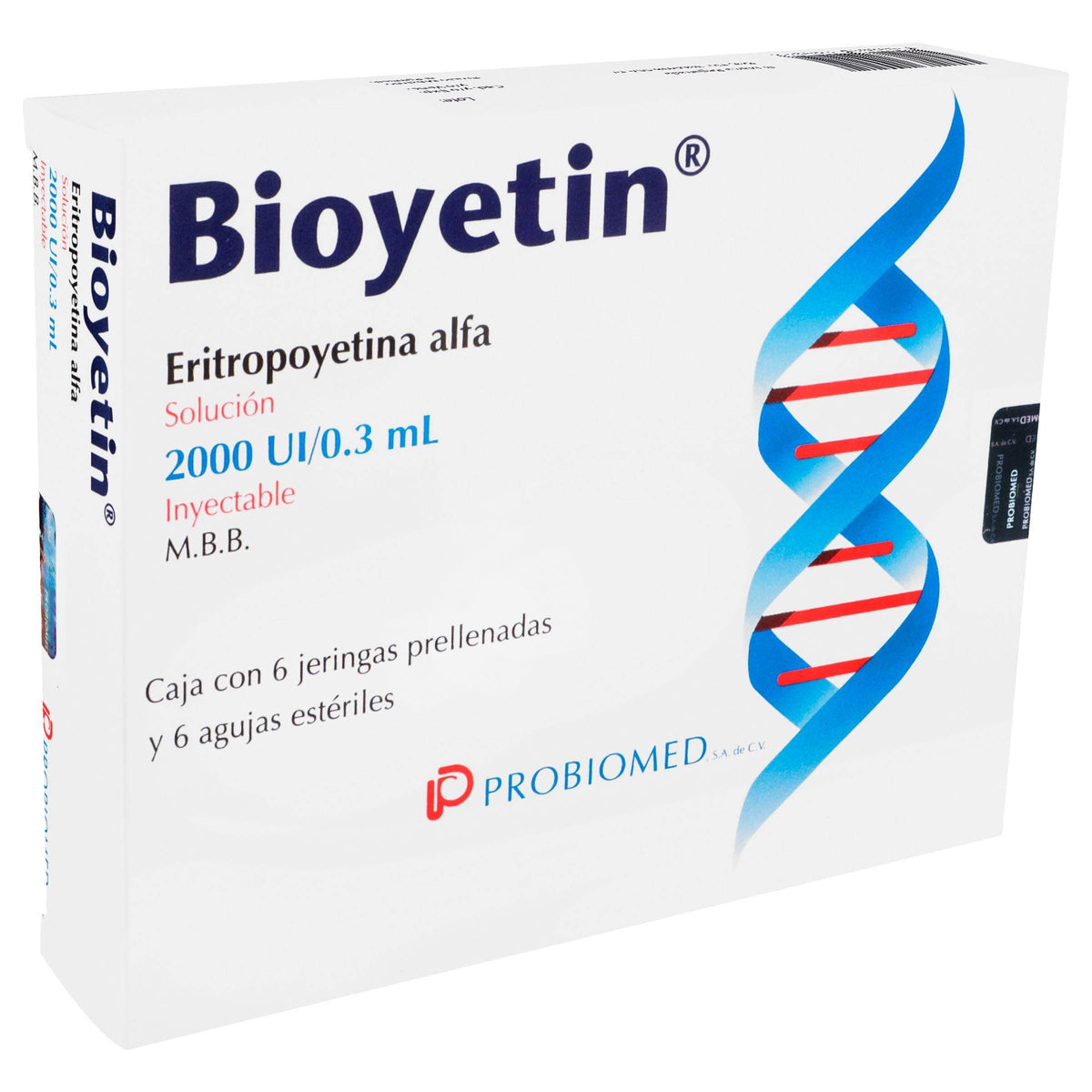 Bioyetin Jeringa 2000Unid/0.3Ml Con 6 (Eritropoyetina Alfa) — WeCare Pharma