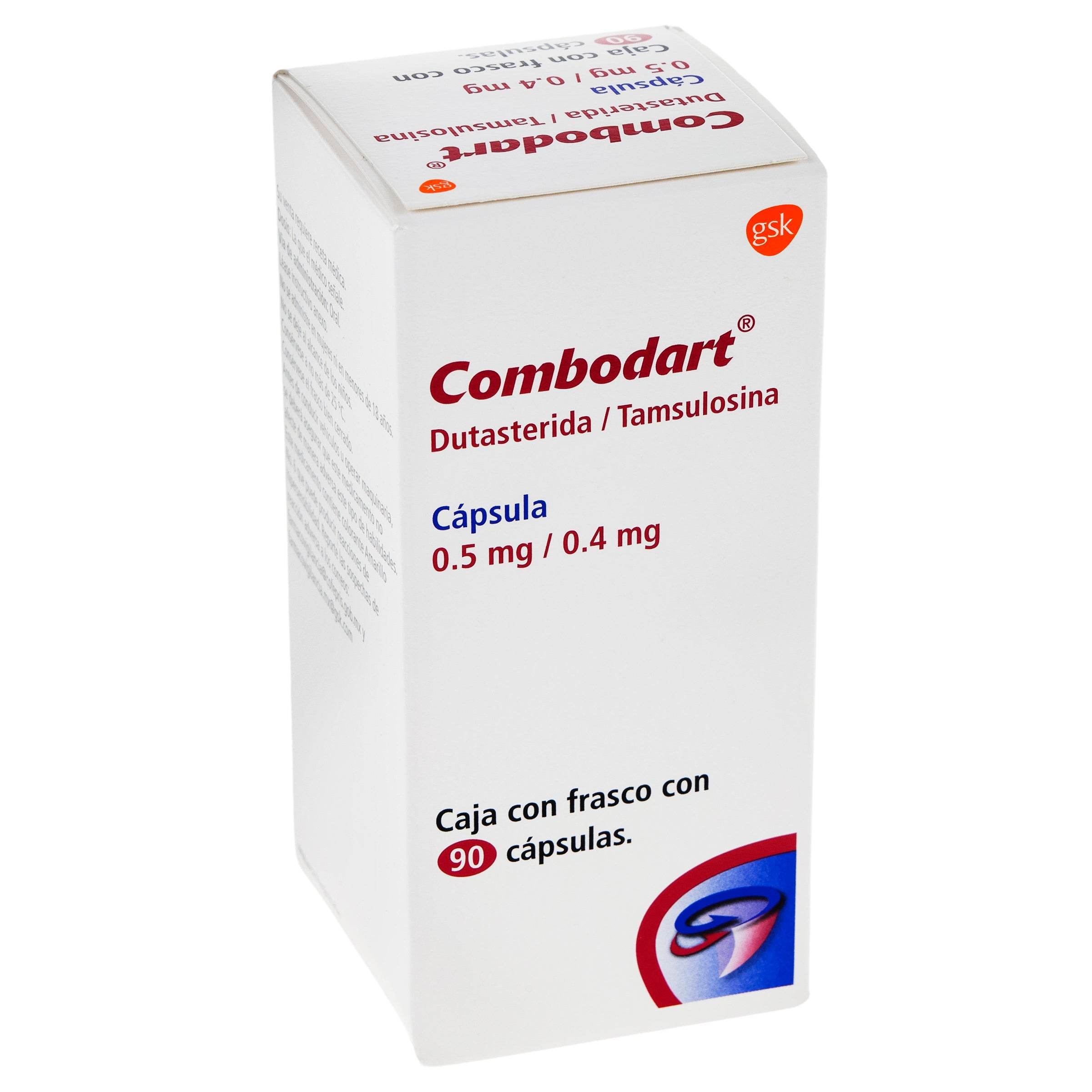 Combodart 0.5Mg/0.4Mg Con 90 Capsulas (Dutasterida/Tamsulosina ...