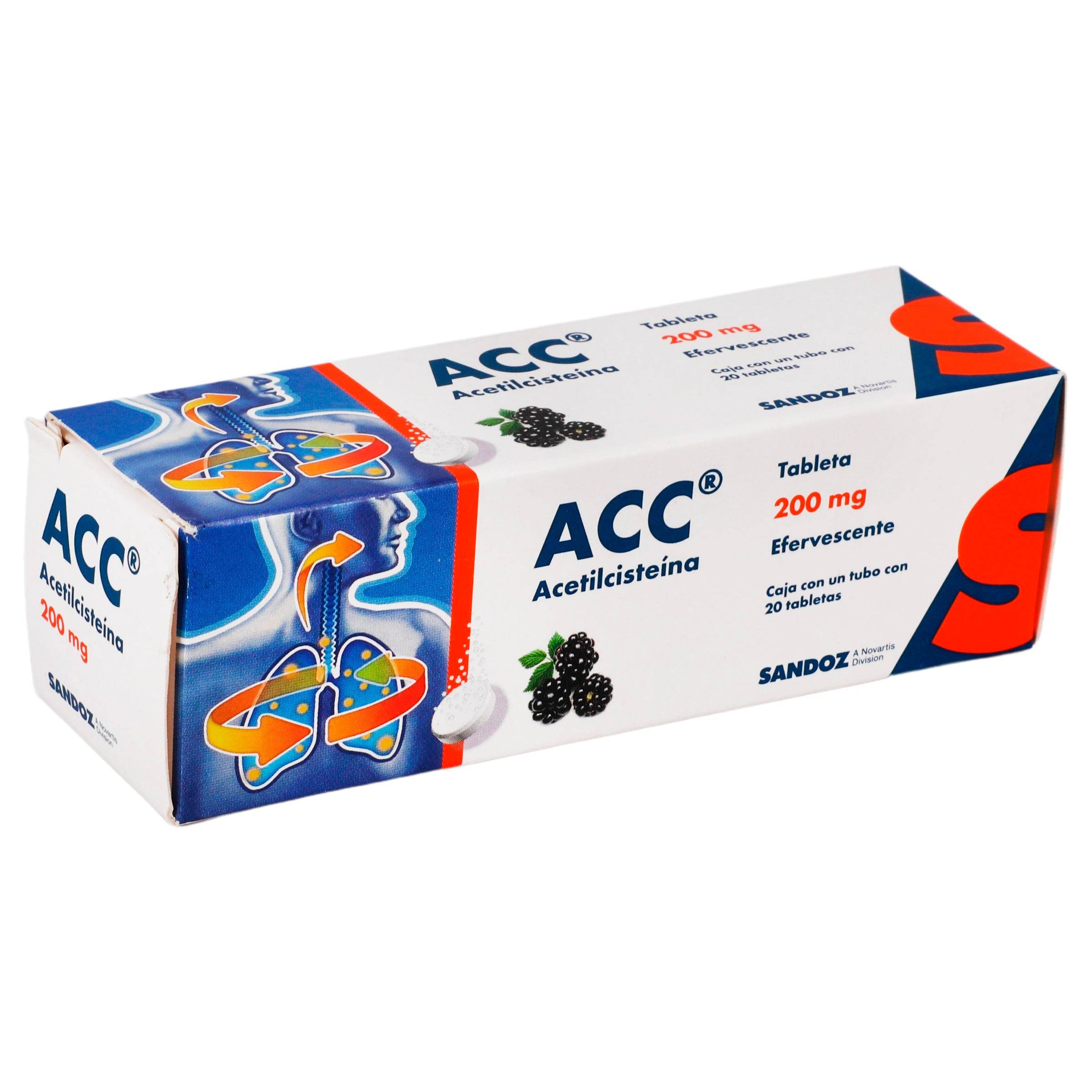 Acc Efervecente V 200Mg Con 20 Tabletas (Acetilcisteina) — WeCare Pharma