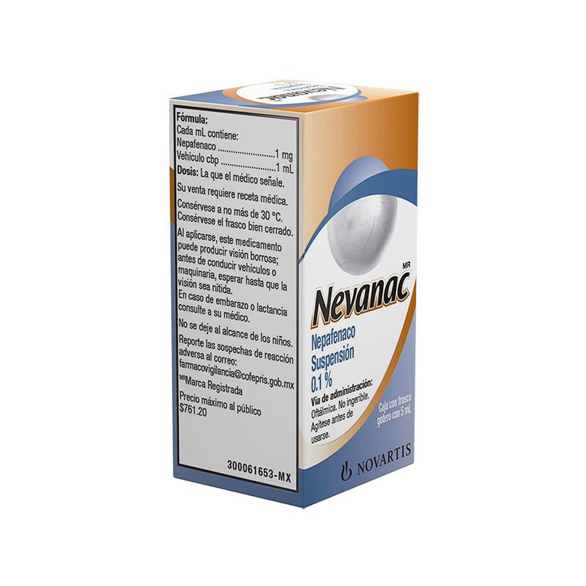 Nevanac Gotas Oft 0.1% 5Ml (Nepafenaco) — WeCare Pharma