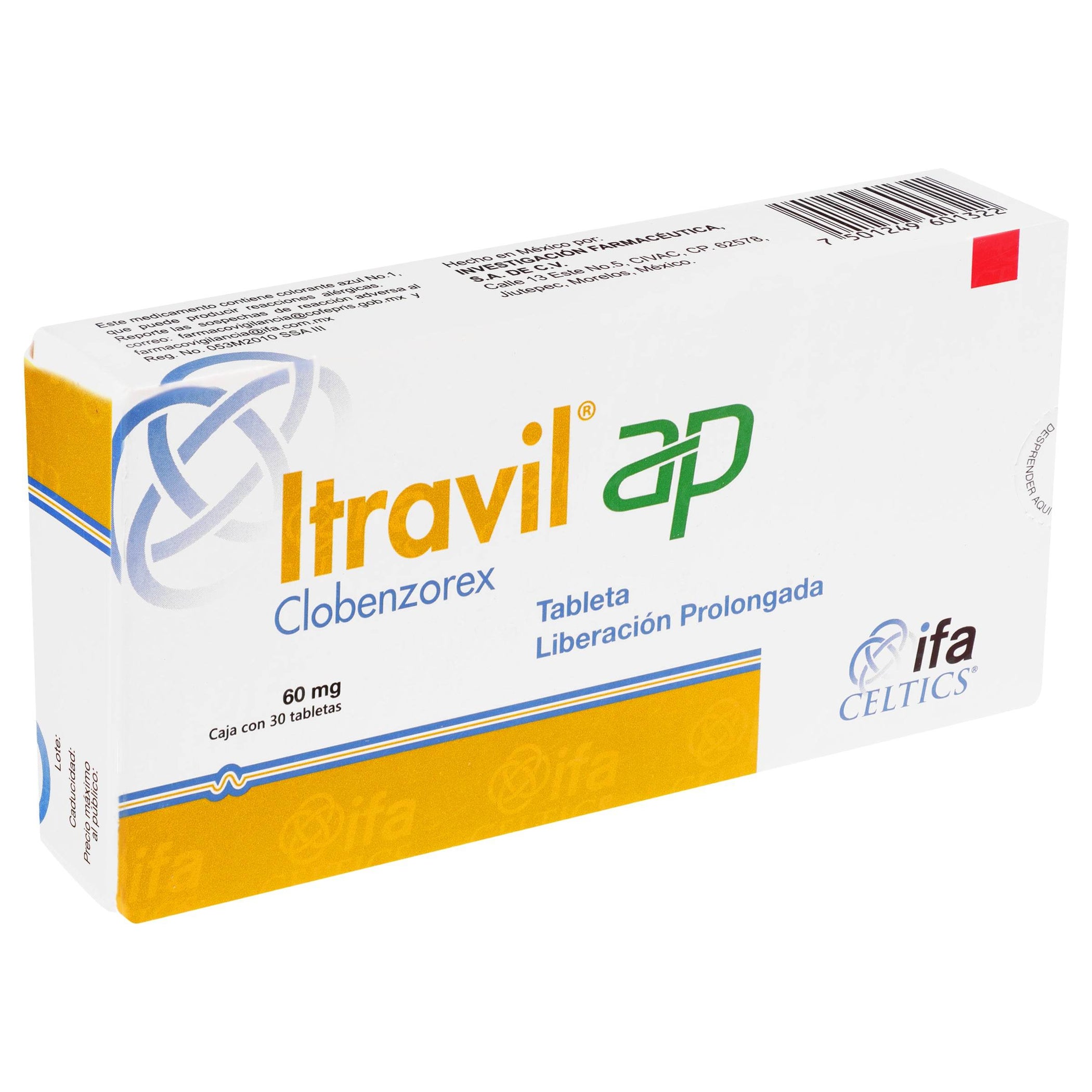 Itravil Ap (Clobenzorex) Tabletas 60Mg Con 30 — WeCare Pharma