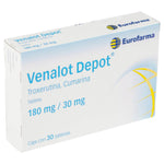 Venalot Depot 180Mg/30Mg Con 30 Tabletas (Troxerutina/Cumarina ...