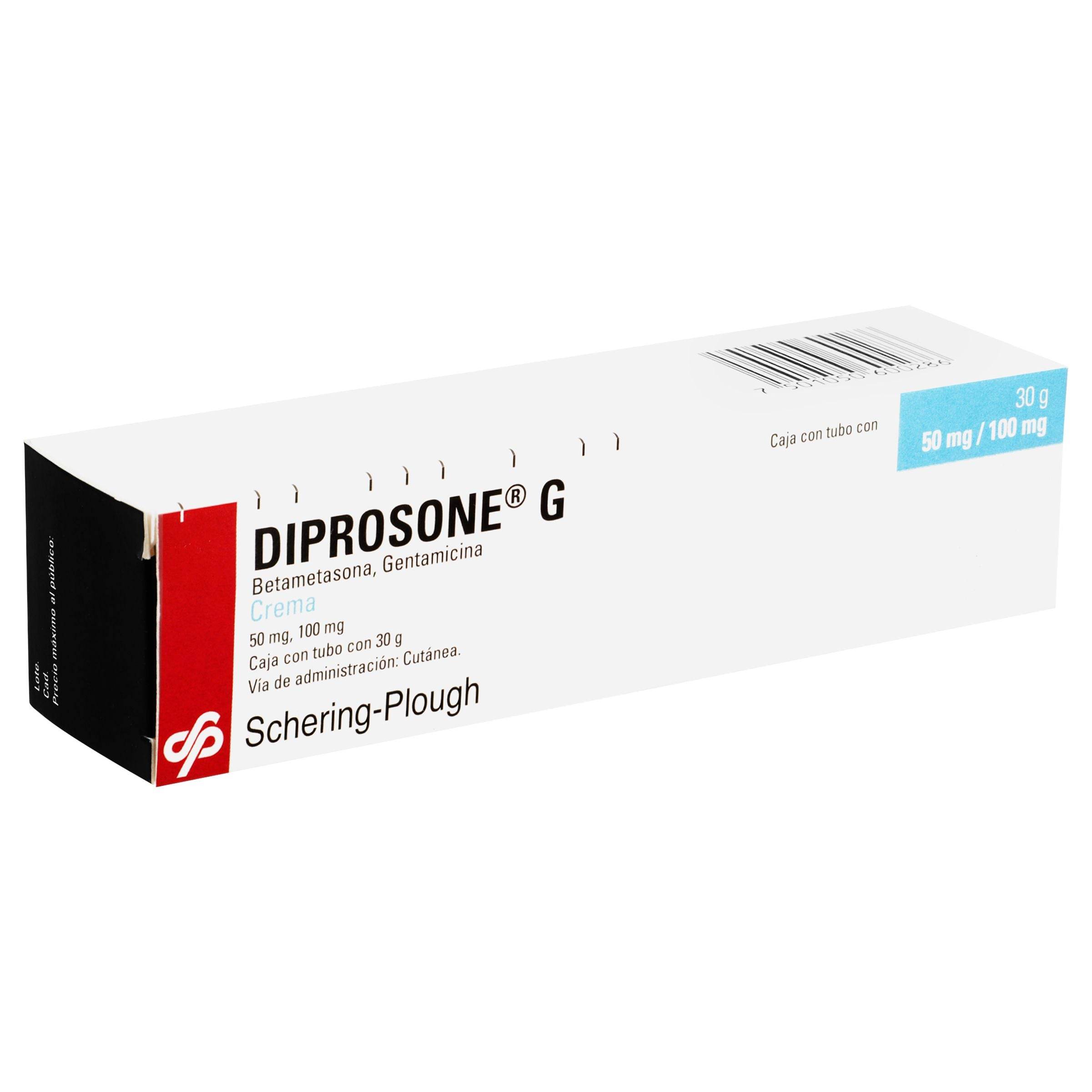 Diprosone G Crema 50Mg/100Mg 30G (Betametasona/Gentamicina) — WeCare Pharma