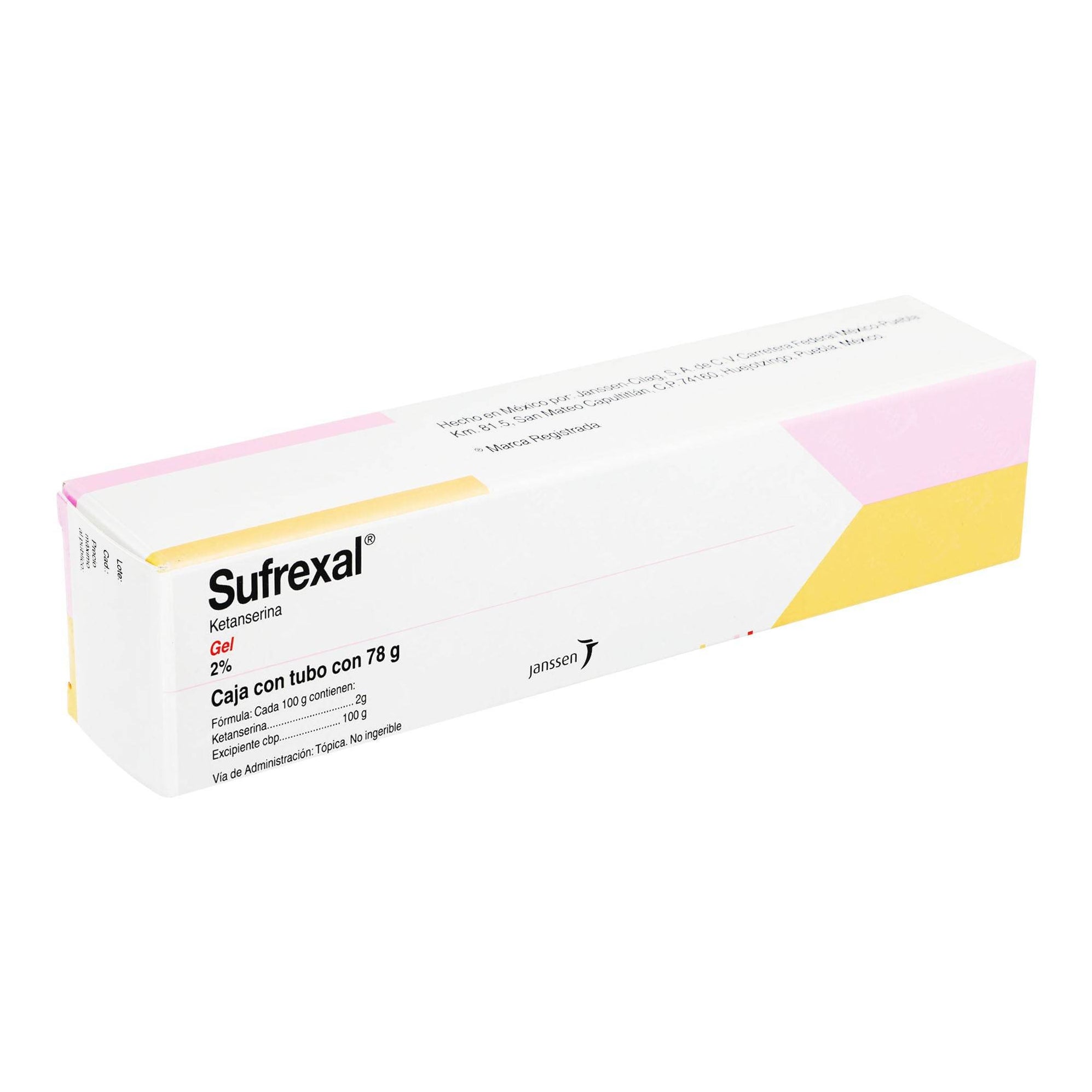 Sufrexal Gel 2% Tubo 78G (Ketanserina) — WeCare Pharma