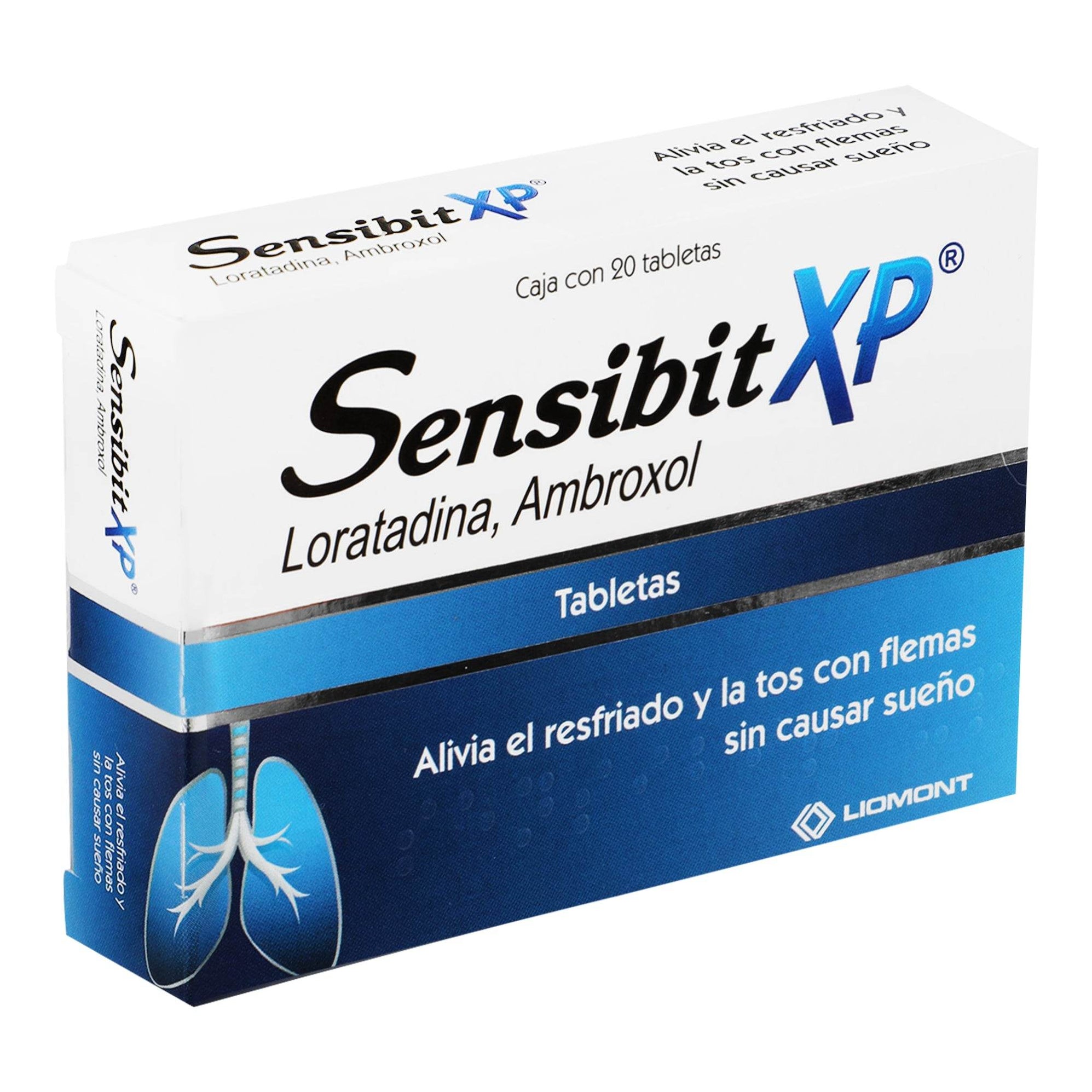 Sensibit Xp 5Mg/30Mg Con 20 Tabletas (Loratadina/Ambroxol) — WeCare Pharma