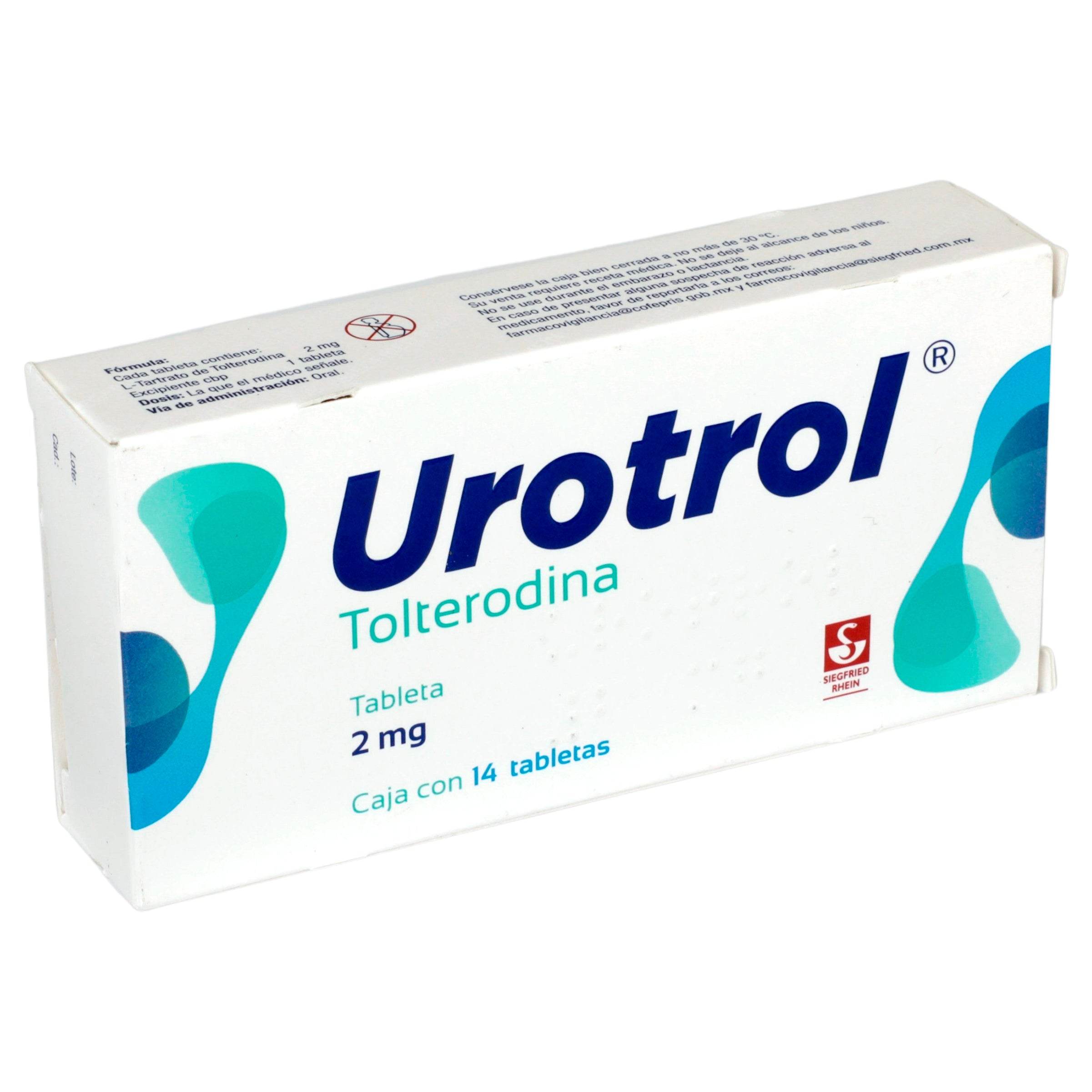 Urotrol 2Mg Con 14 Tabletas (Tolteridona) — WeCare Pharma