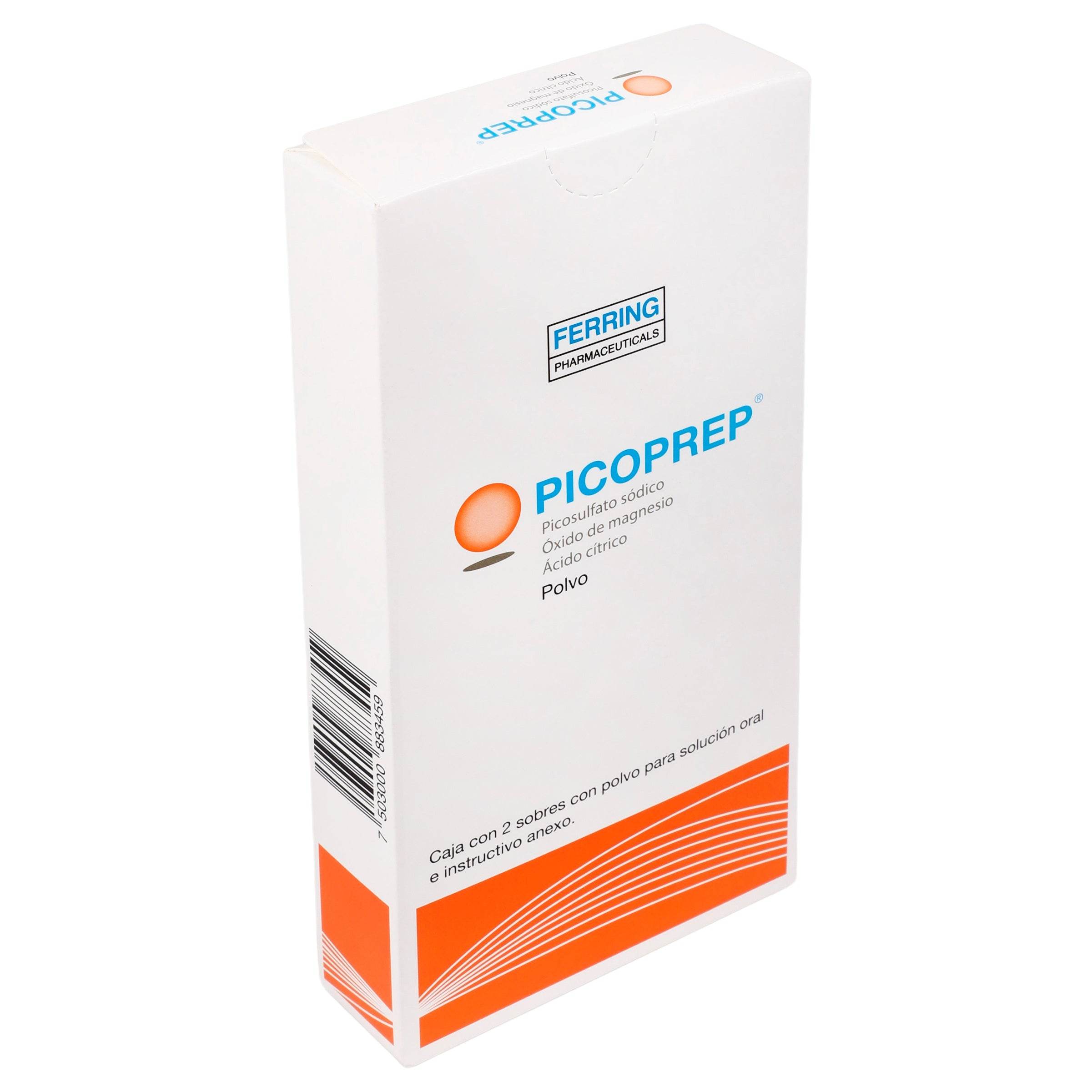 Picoprep Polvo 10Mg/3.5G/12G Con 2 (Picosulfato Sodico/Oxido De Magnes ...