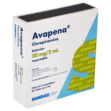 Avapena 20Mg/2Ml Con 5 Ampulas (Cloropiramina) — WeCare Pharma