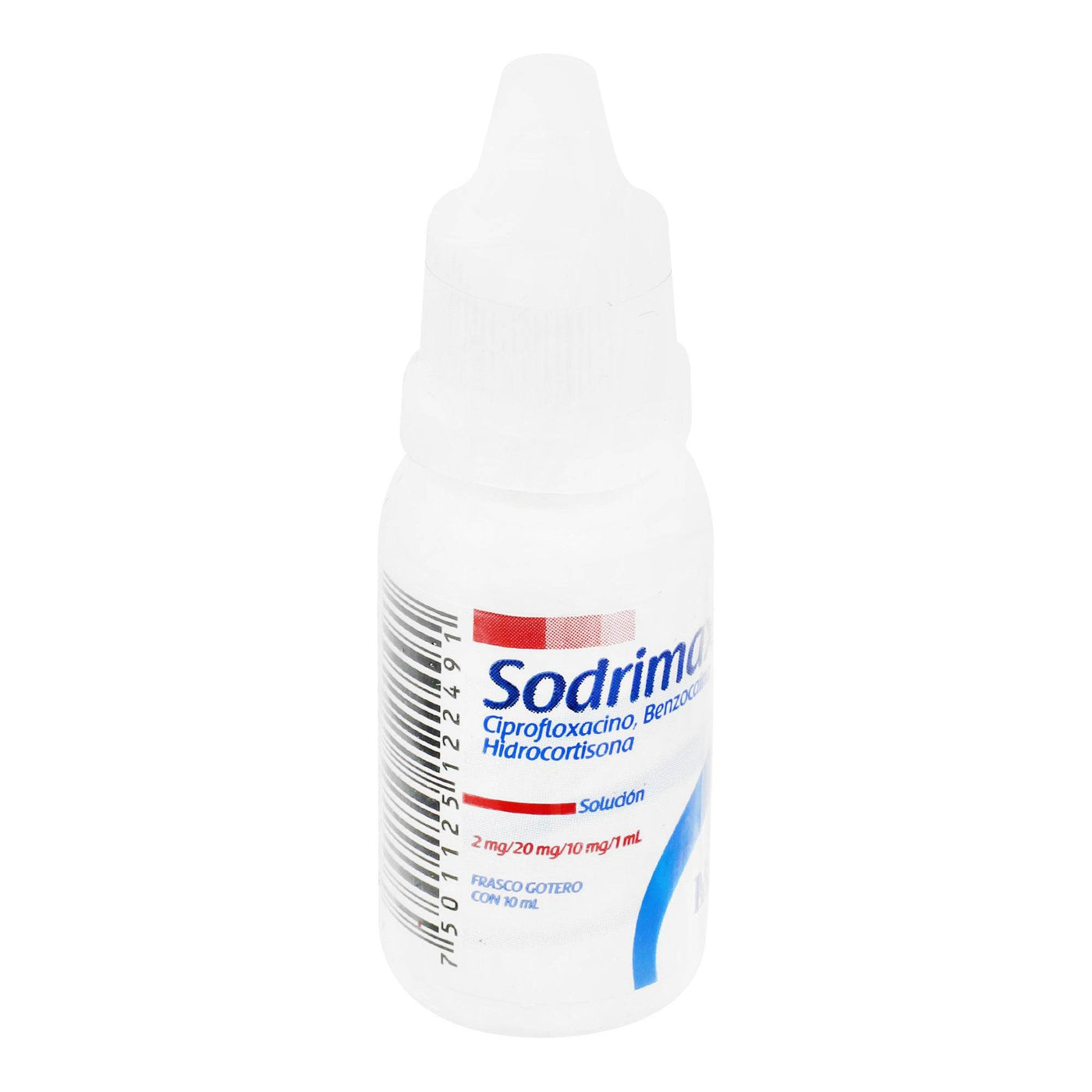 Sodrimax Otico Gotas 10Ml (Ciprofloxacino/Benzocaina/Hidrocortisona ...