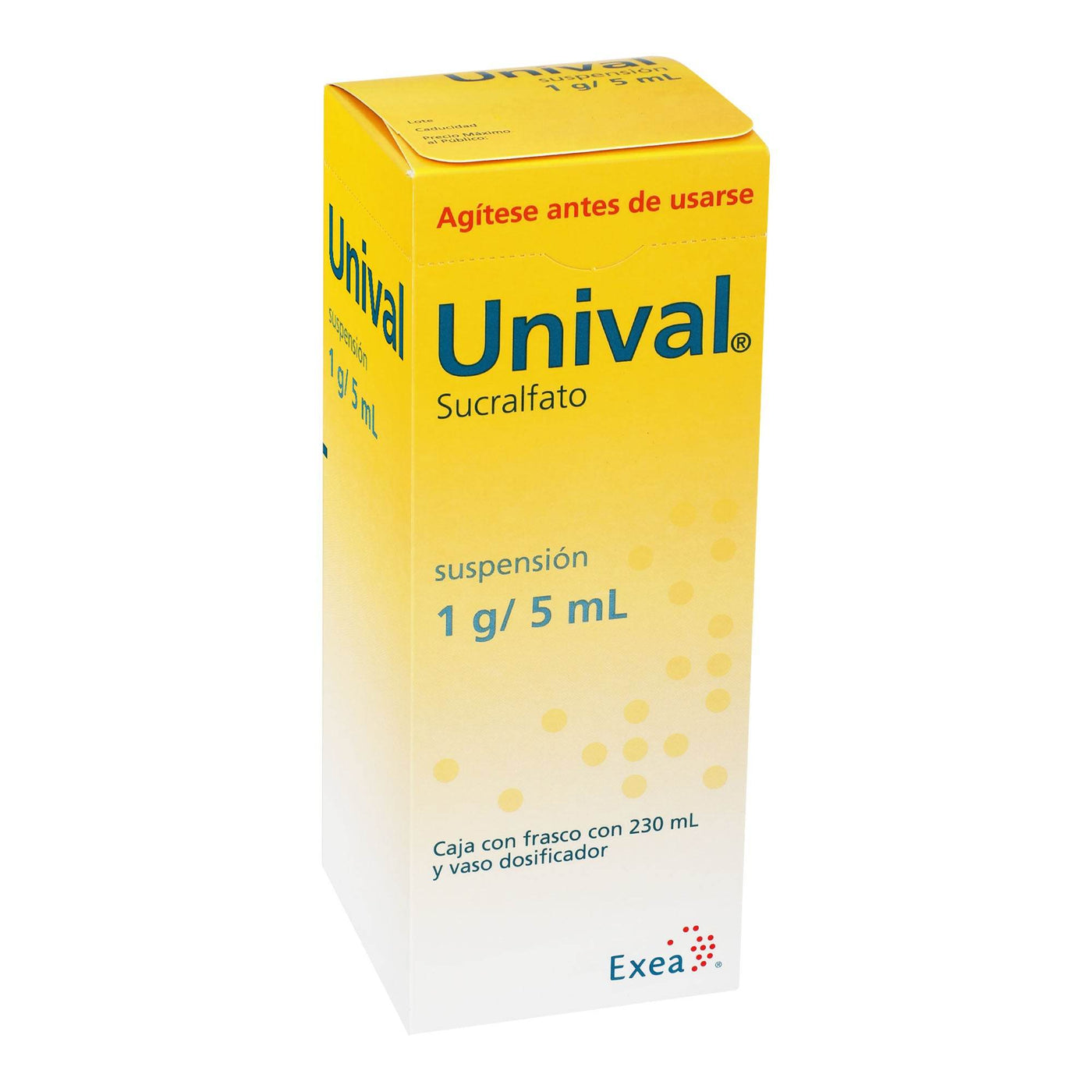 Unival Suspensión 1G/5Ml 230Ml (Sucralfato) — WeCare Pharma