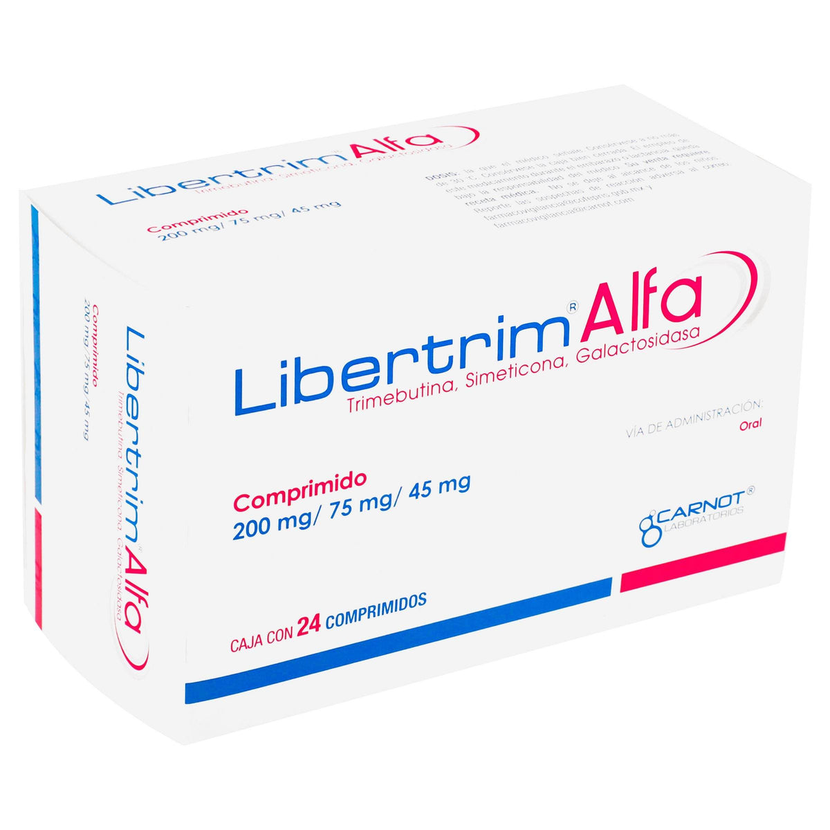 Libertrim Alfa 200Mg/75Mg/45Mg Con 24 Tabletas (Trimebutina/Simeticona ...