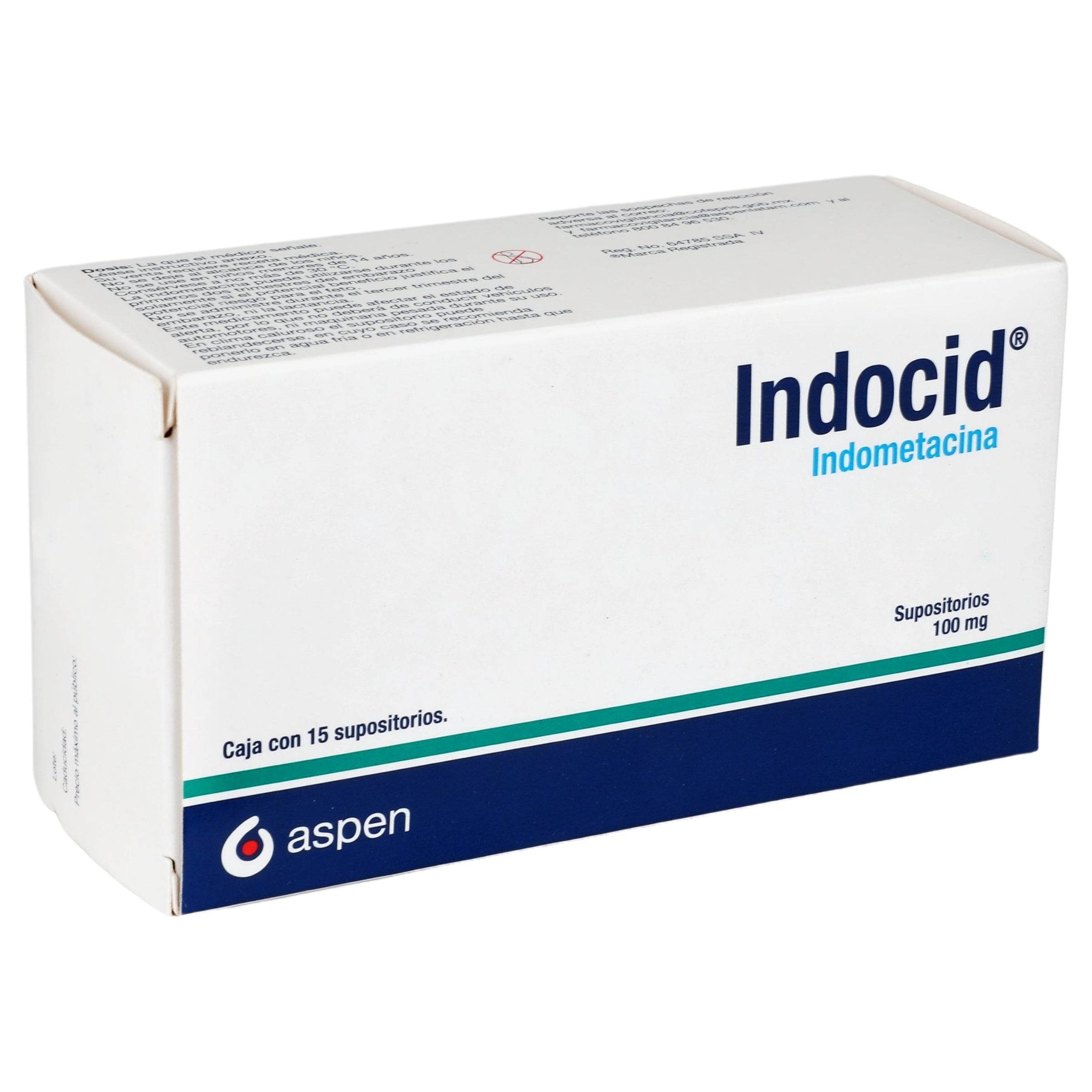 Indocid Supositorio 100Mg Con 15 (Indometacina) — WeCare Pharma