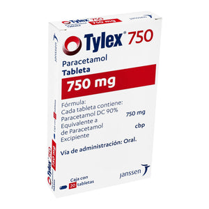 Tylex 750Mg Con 20 Tabletas (Paracetamol) — WeCare Pharma
