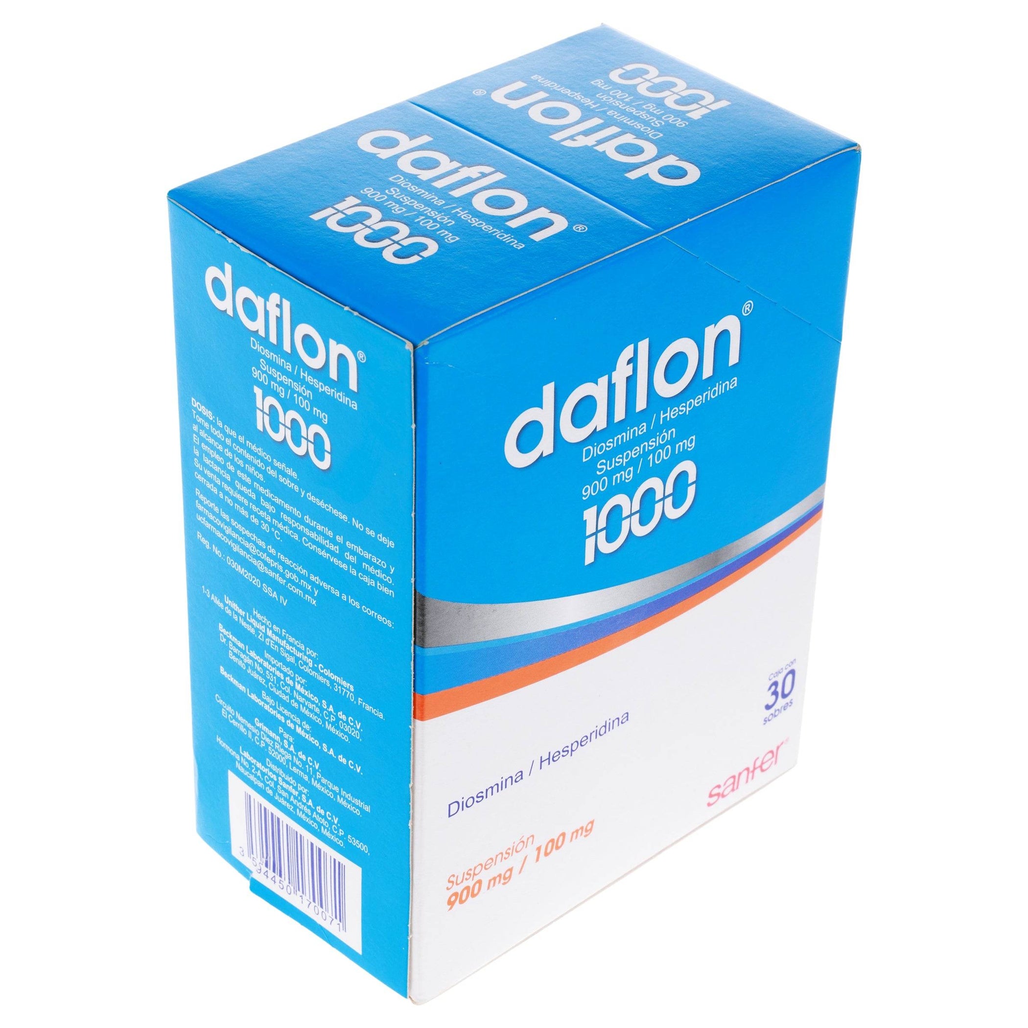Daflon 1000 (Diosmina/Hesperidina) Sobres 900Mg/100Mg Con 30 — WeCare ...