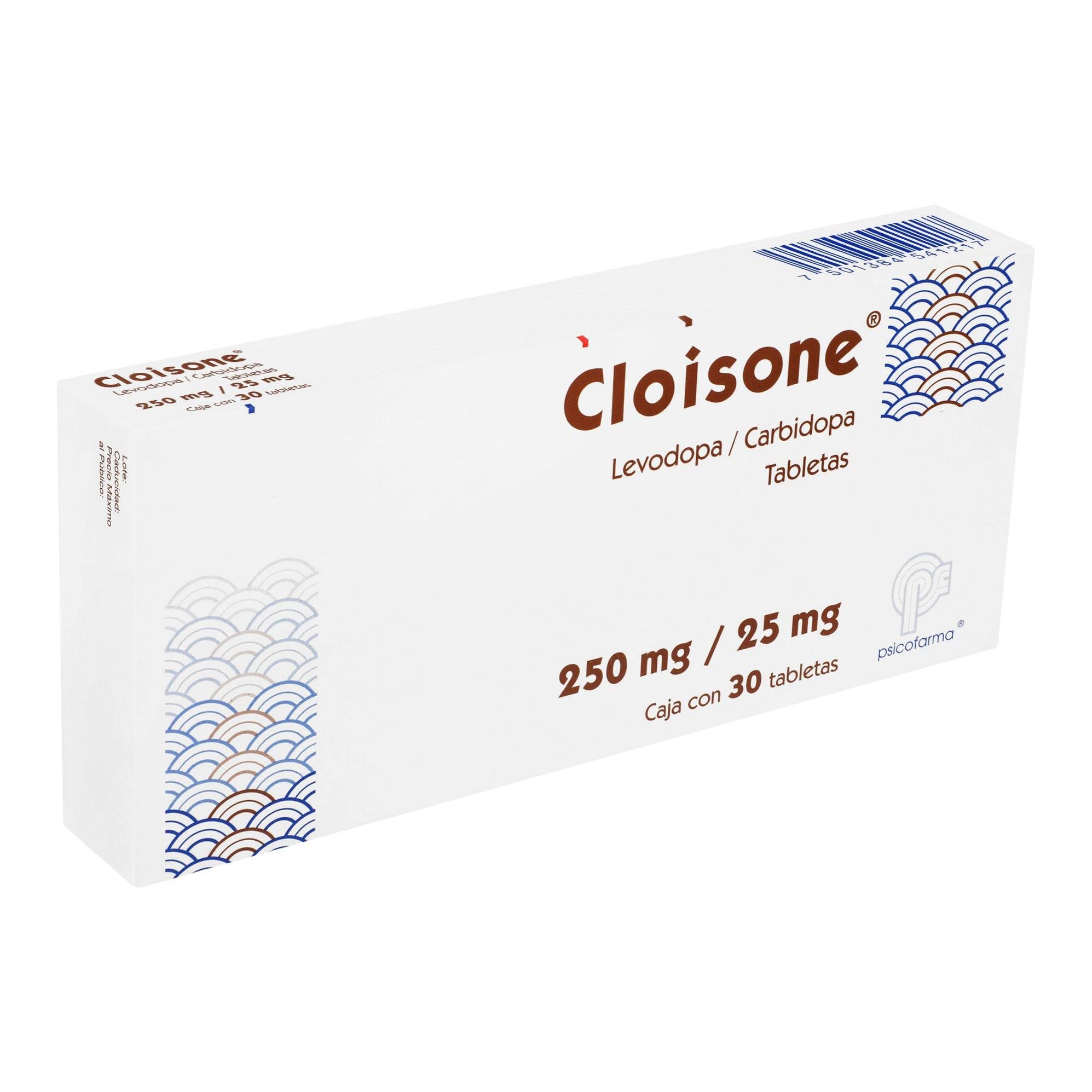 Cloisone 250Mg/25Mg Con 30 Tabletas (Levodopa/Carbidopa) — WeCare Pharma