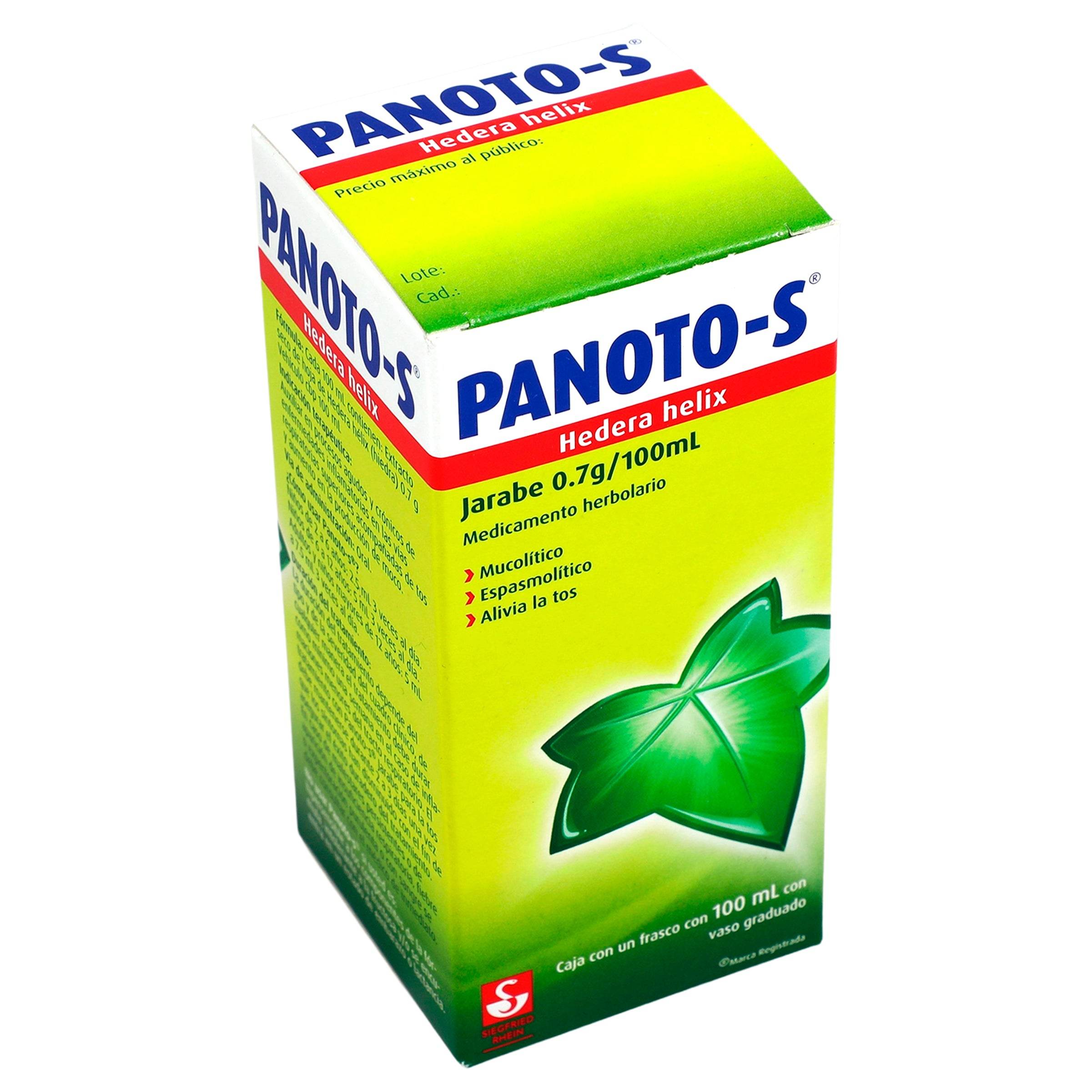 Panoto-S Jarabe 0.7G/100Ml (Hedera Helix) — WeCare Pharma