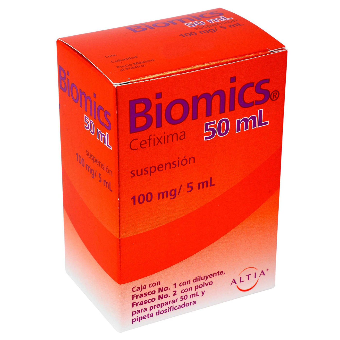 Biomics Suspensión 100Mg/5Ml 50Ml (Cefixima) — WeCare Pharma