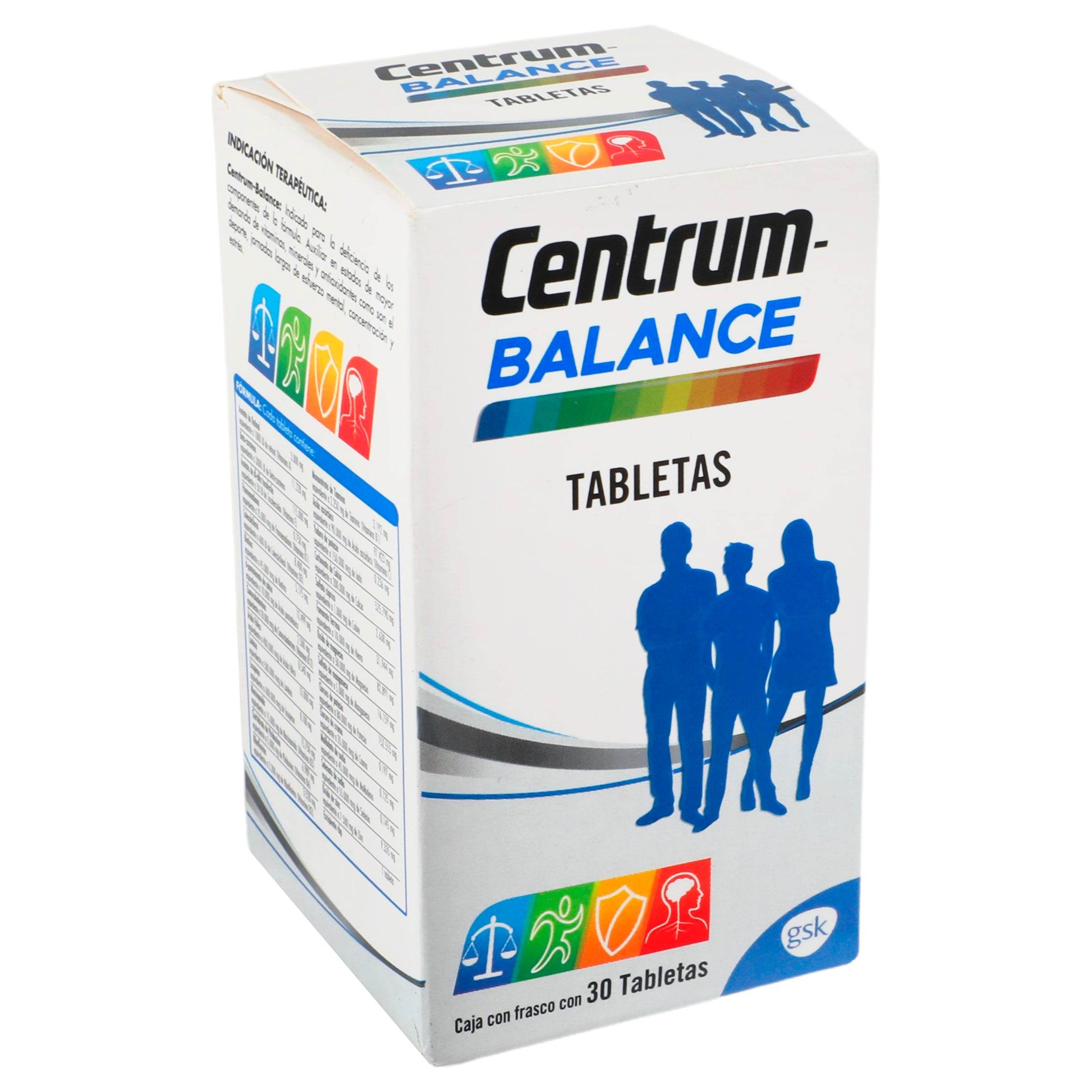 Centrum Balance Con 30 Tabletas (Multivitaminico) — WeCare Pharma