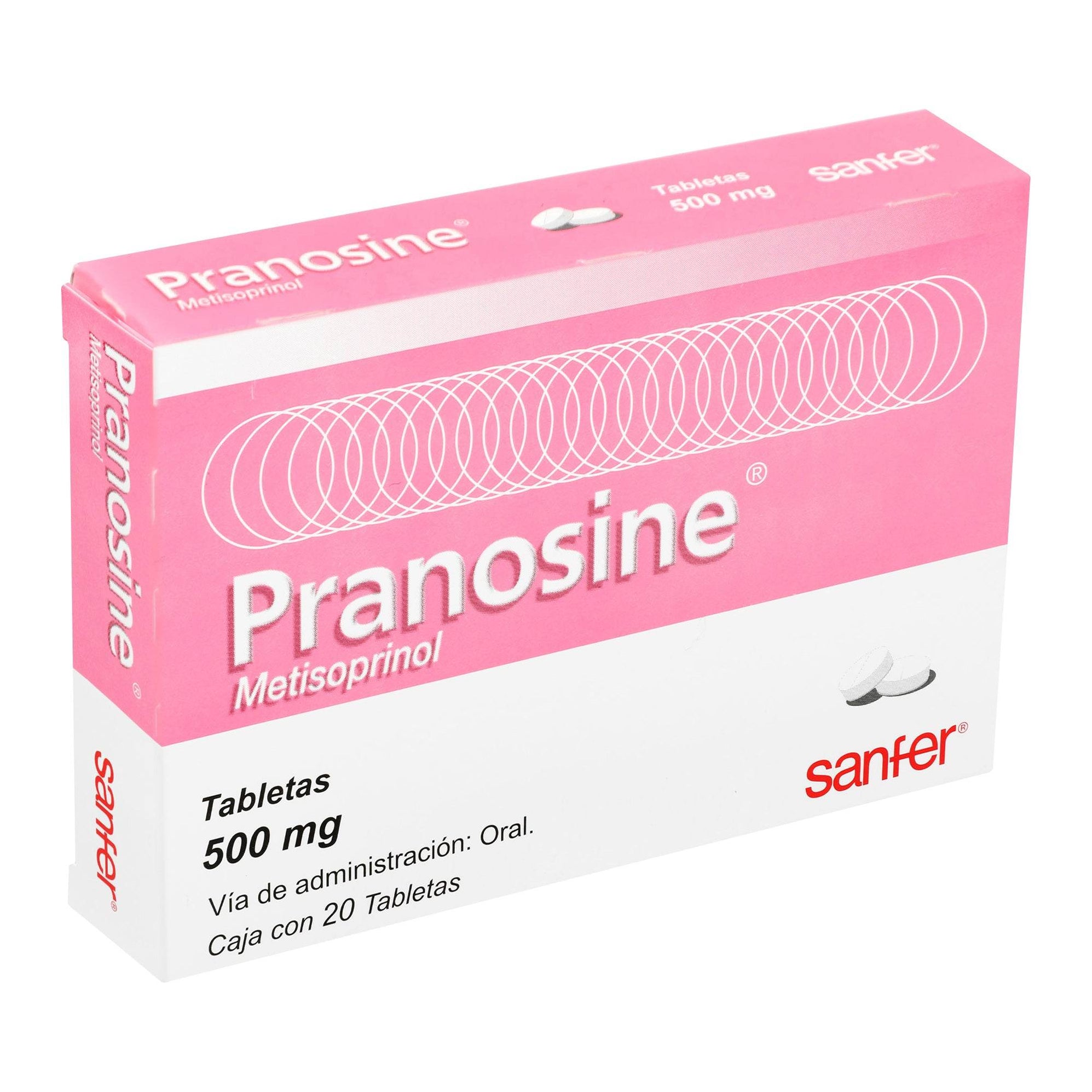 Pranosine 500Mg Con 20 Tabletas (Metisoprinol) — WeCare Pharma