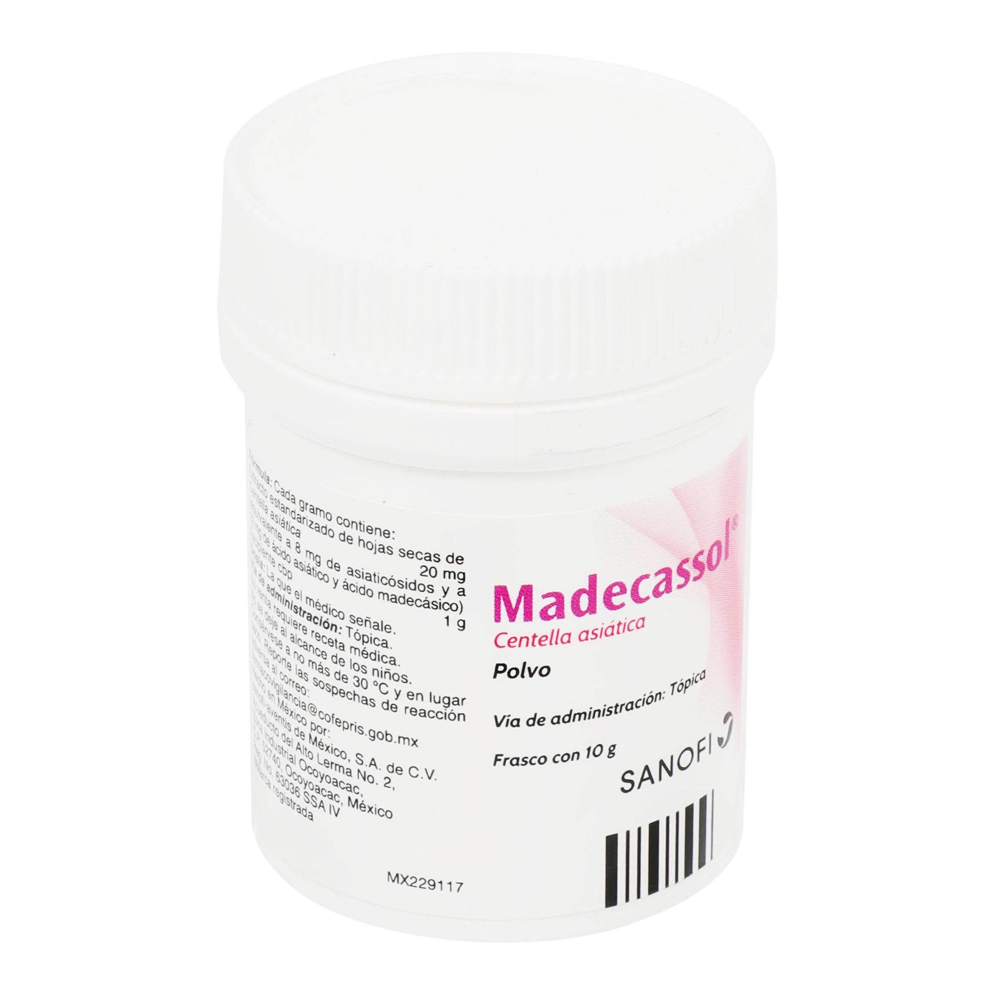 Madecassol Polvo 20Mg/1G 10G (Centella Asiatica) — WeCare Pharma