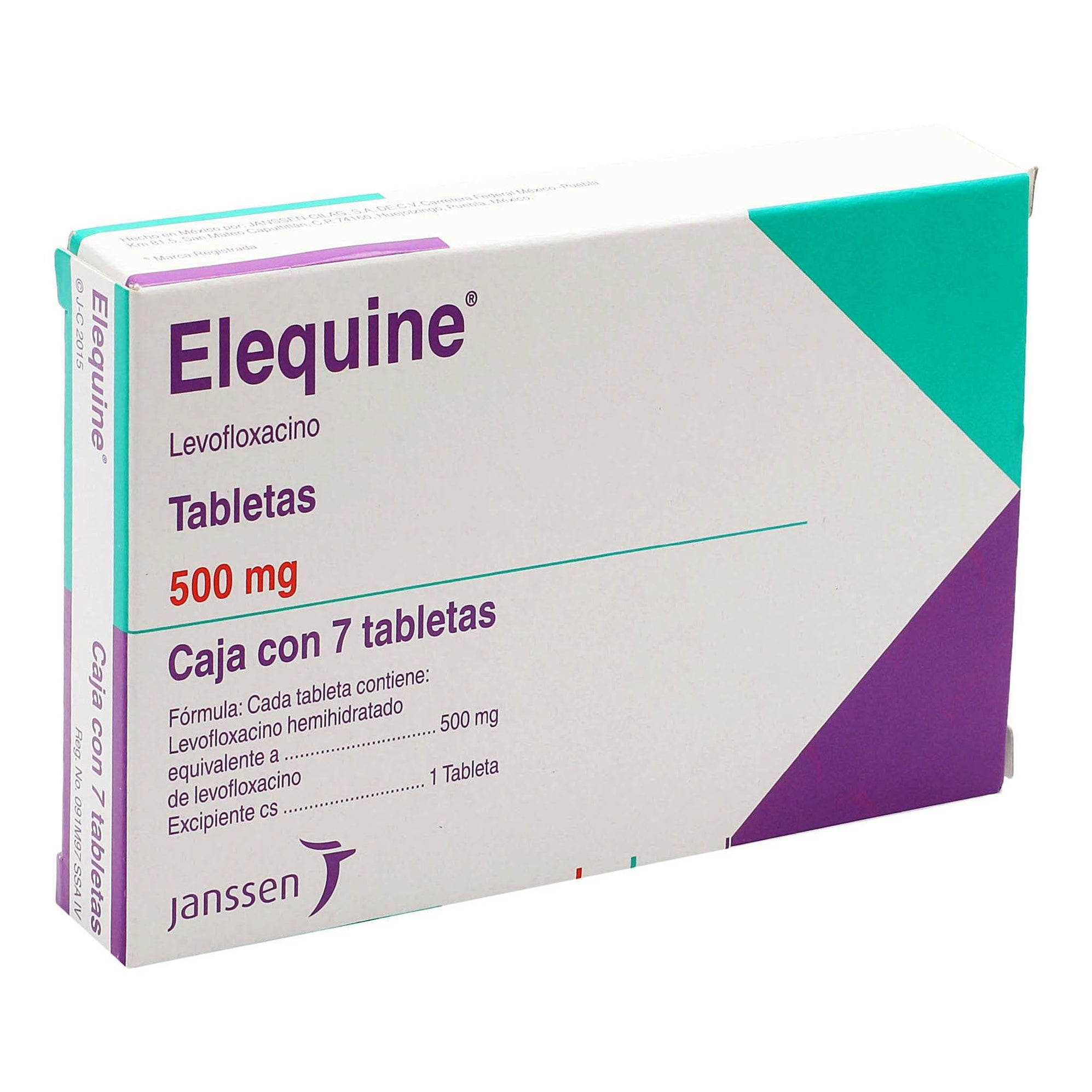 Elequine 500Mg Con 7 Tabletas (Levofloxacino) — WeCare Pharma
